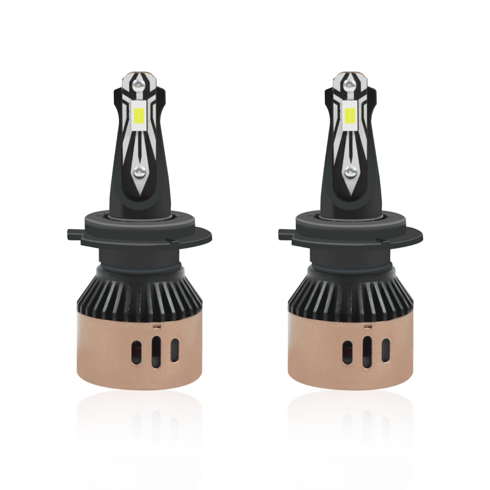 Chris.W H7 Led Headlight Bulb Led Car Lights 6500k White Headlamp ...