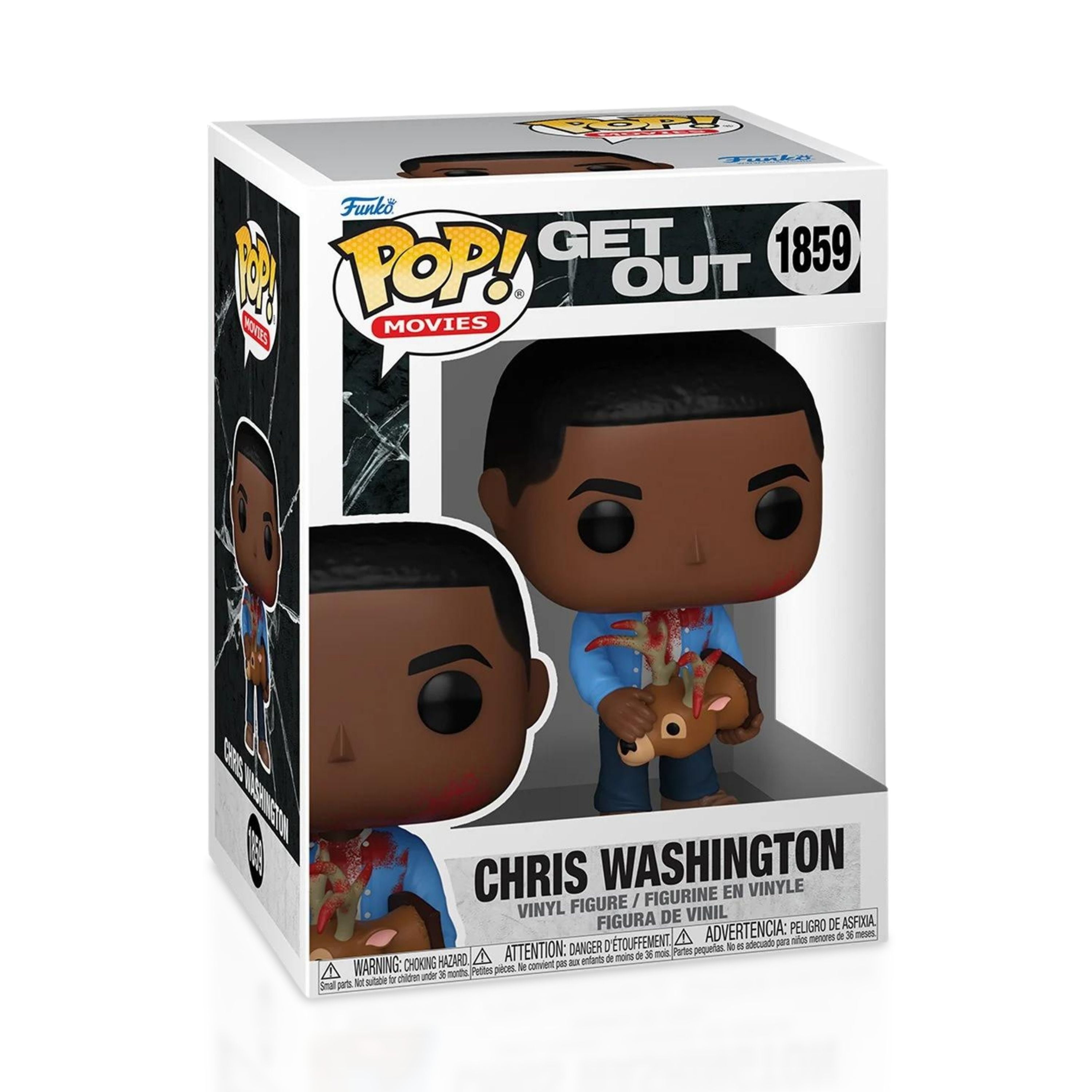 Chris Washington with Deer Head Funko Pop! Get Out - Collectible Vinyl ...