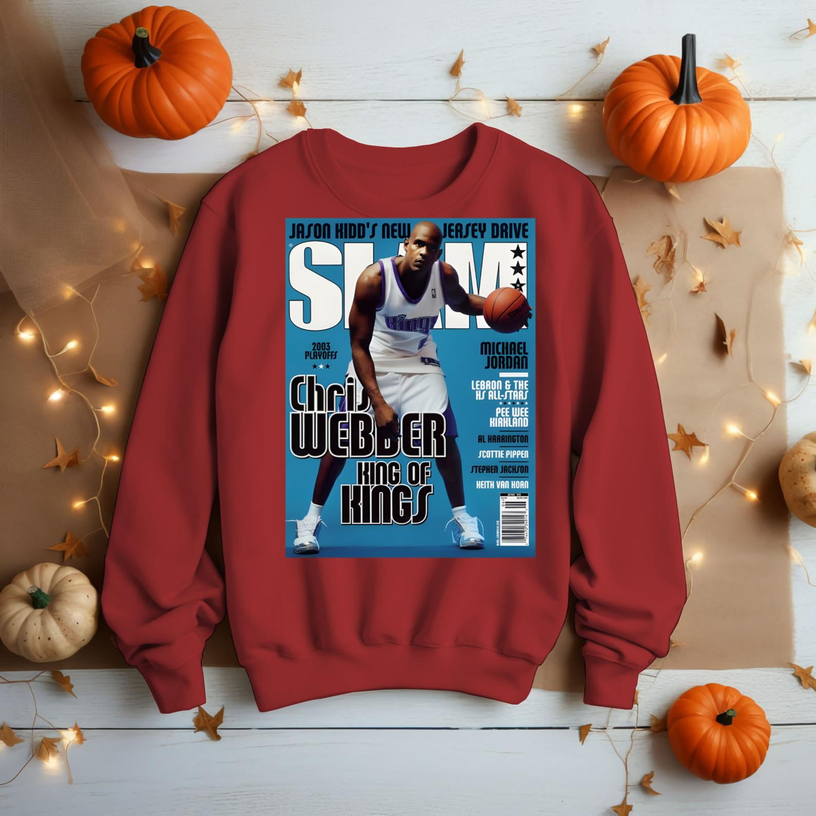 Chris Webber C-Webb Shirt, Sacramento Kings Magazine Cover T-Shirt ...