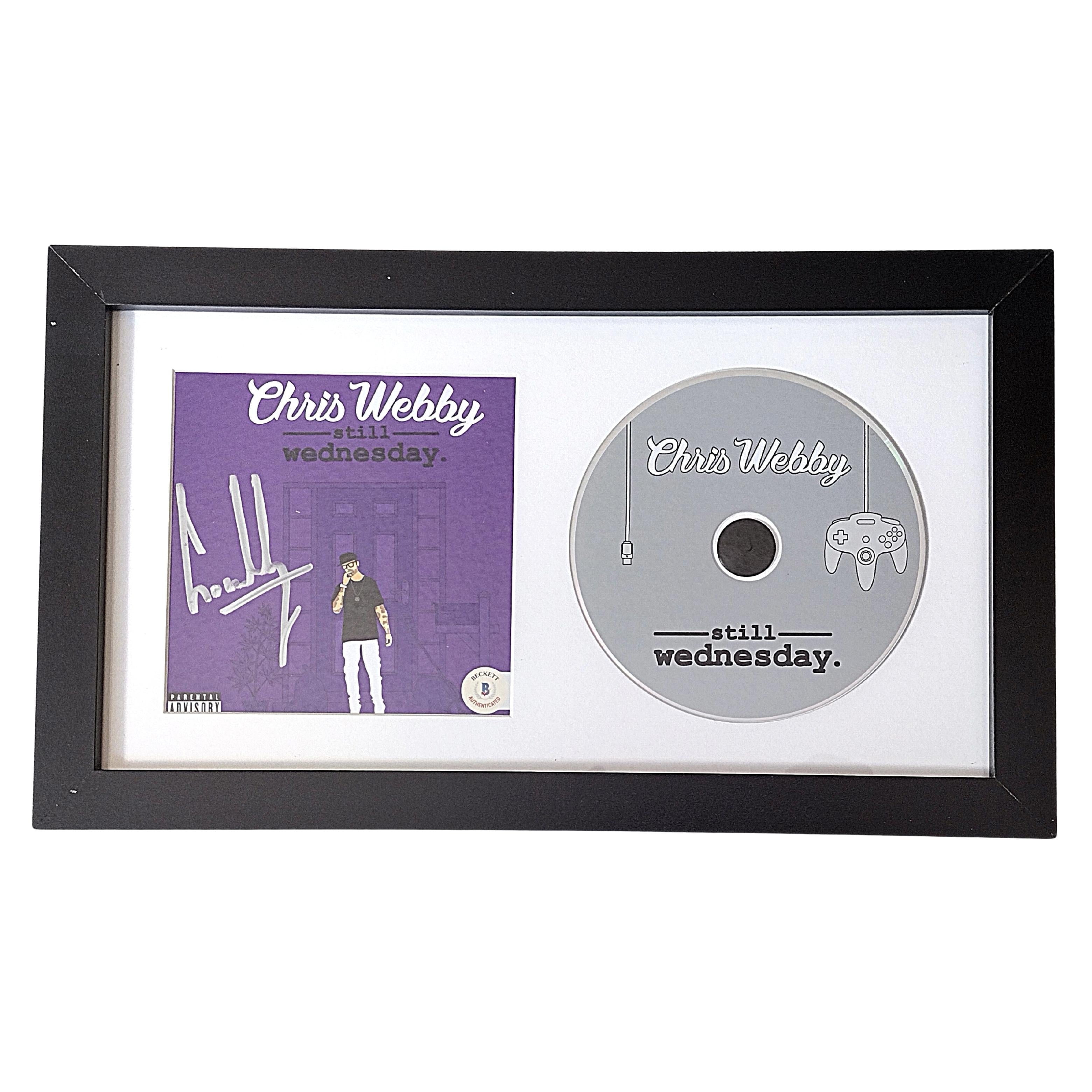 Chris Webby Signed Still Wednesday Compact Disc Booklet Framed CD ...