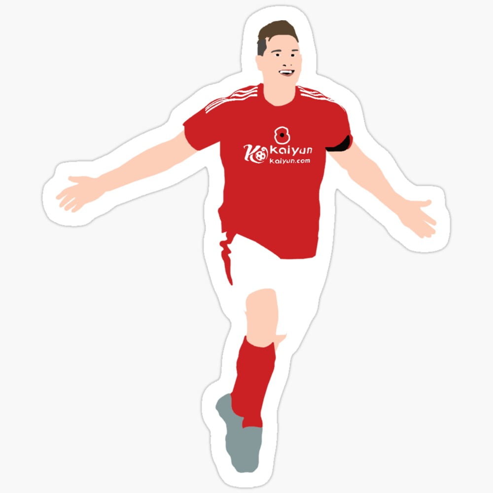 Chris Wood - Nottingham Sticker Phone Decal Water Bottle Stickers Car ...