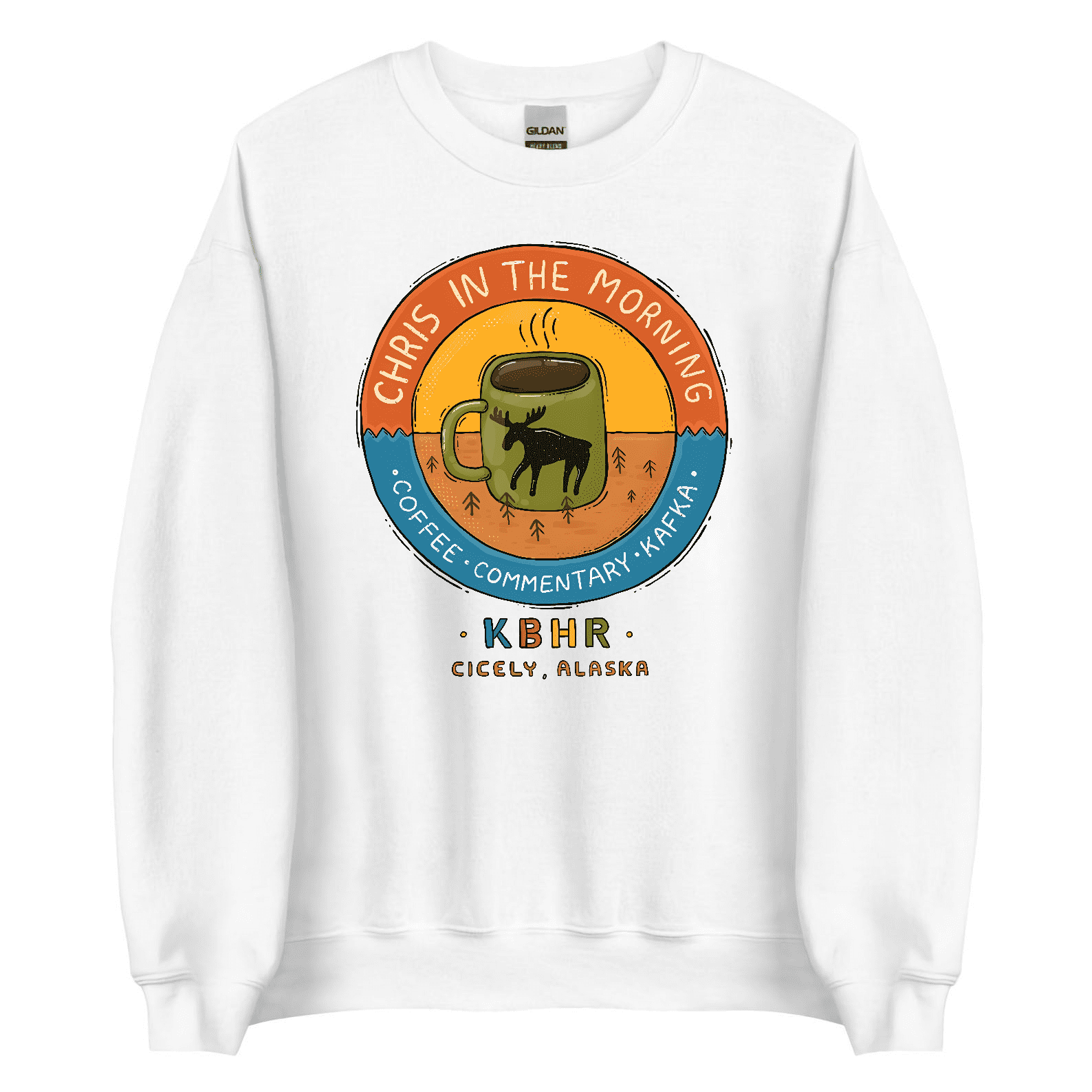 Chris in The Morning KBHR Cicely Alaska Black T Shirt - Walmart.com
