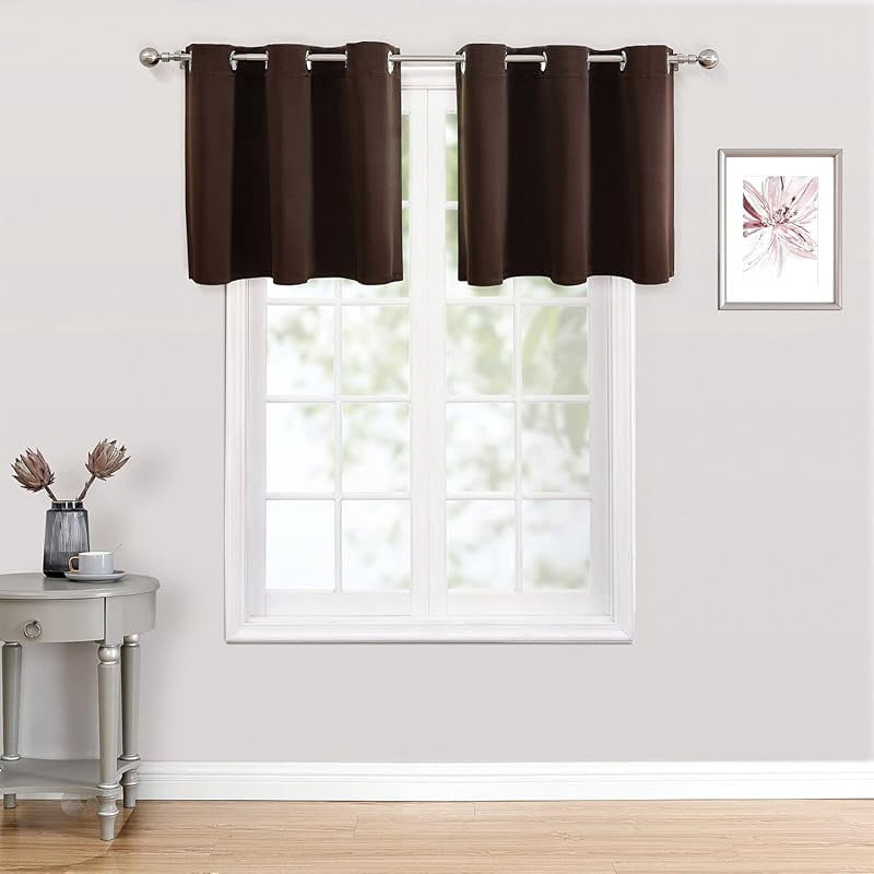 ChrisDowa Grommet Blackout Curtains for Bedroom and Living Room - 2 ...