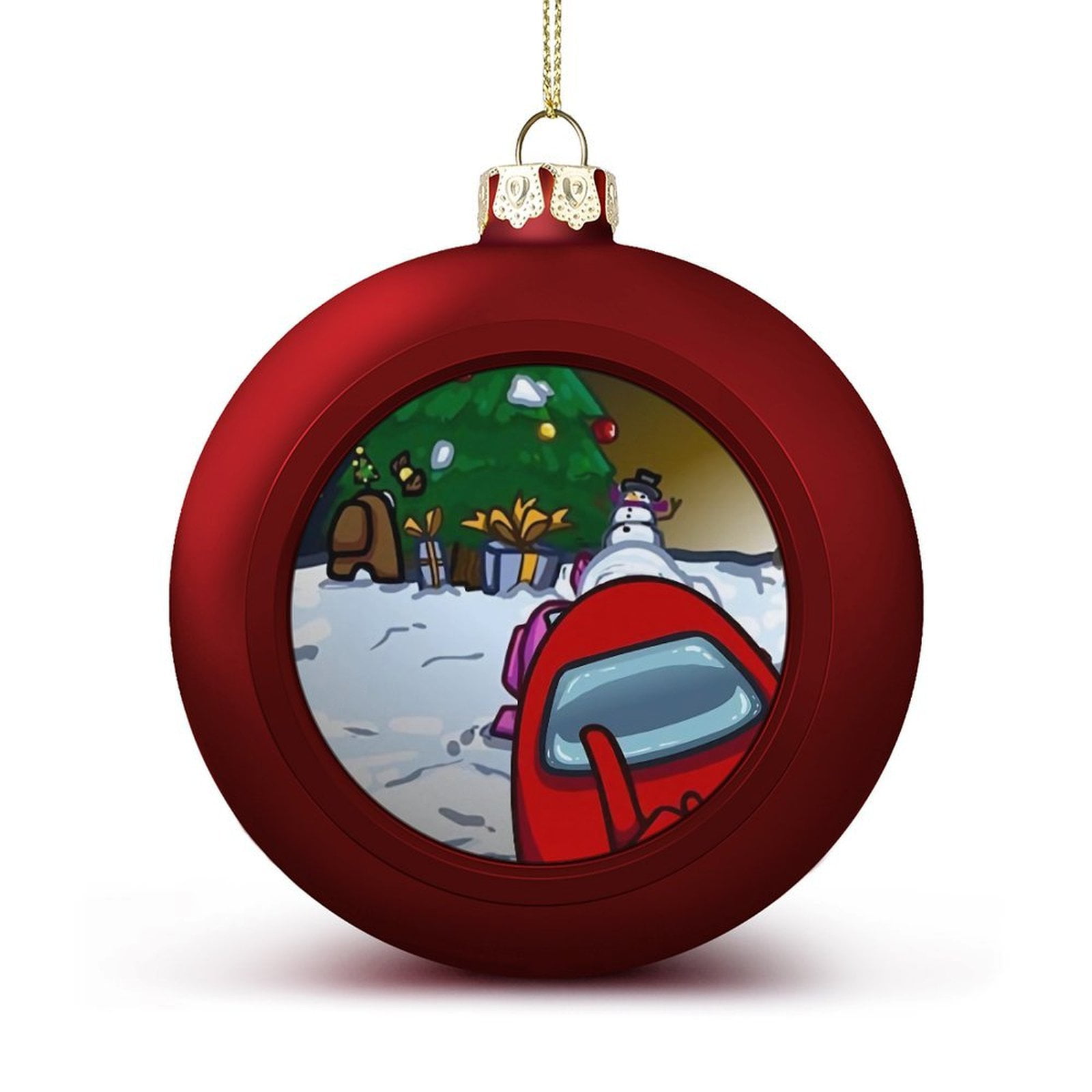 Chrismas Among Us Christmas Large Ball Ornaments for Tree Decorations ...