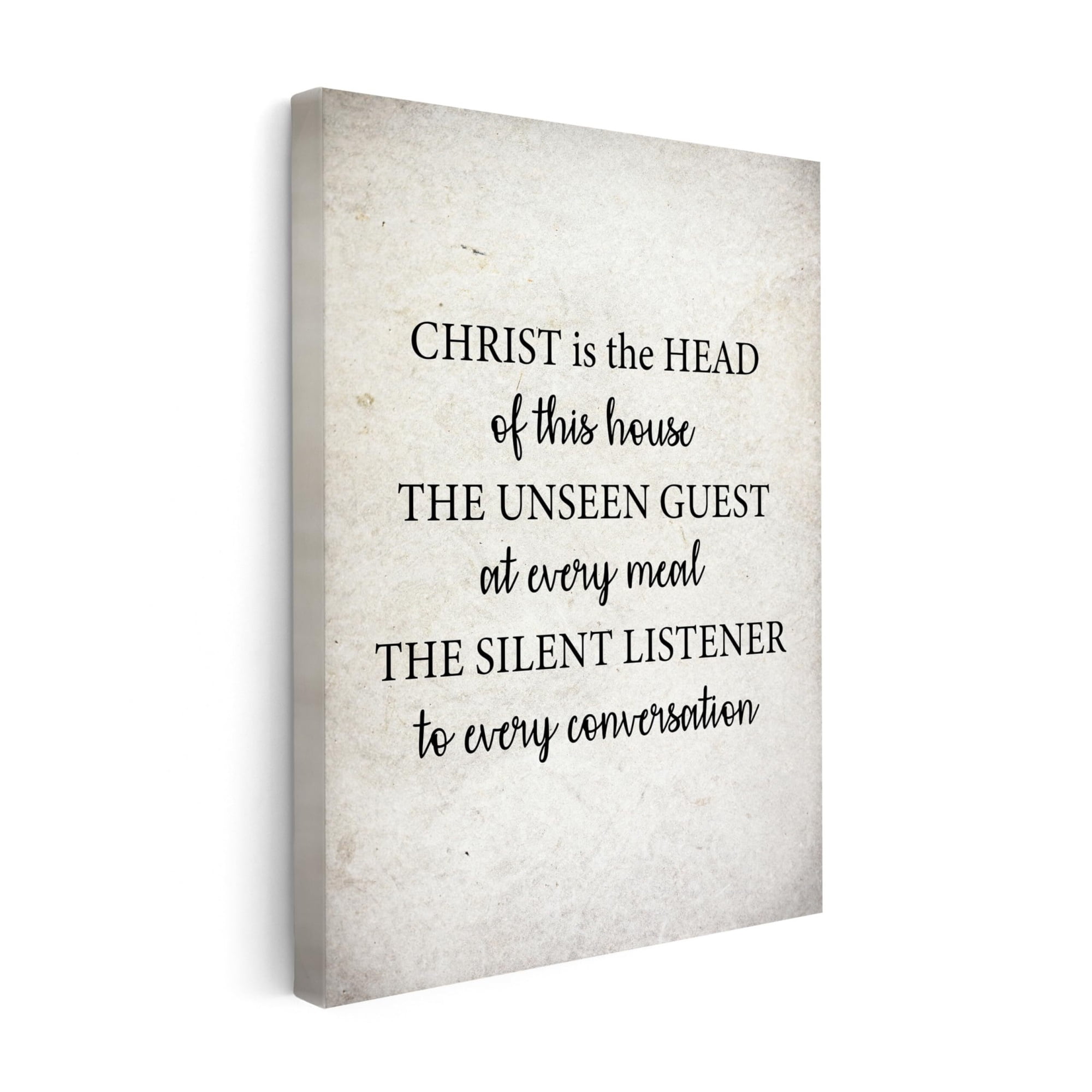 Christ Canvas - Christ is the Head of this House Jesus Christ Art ...