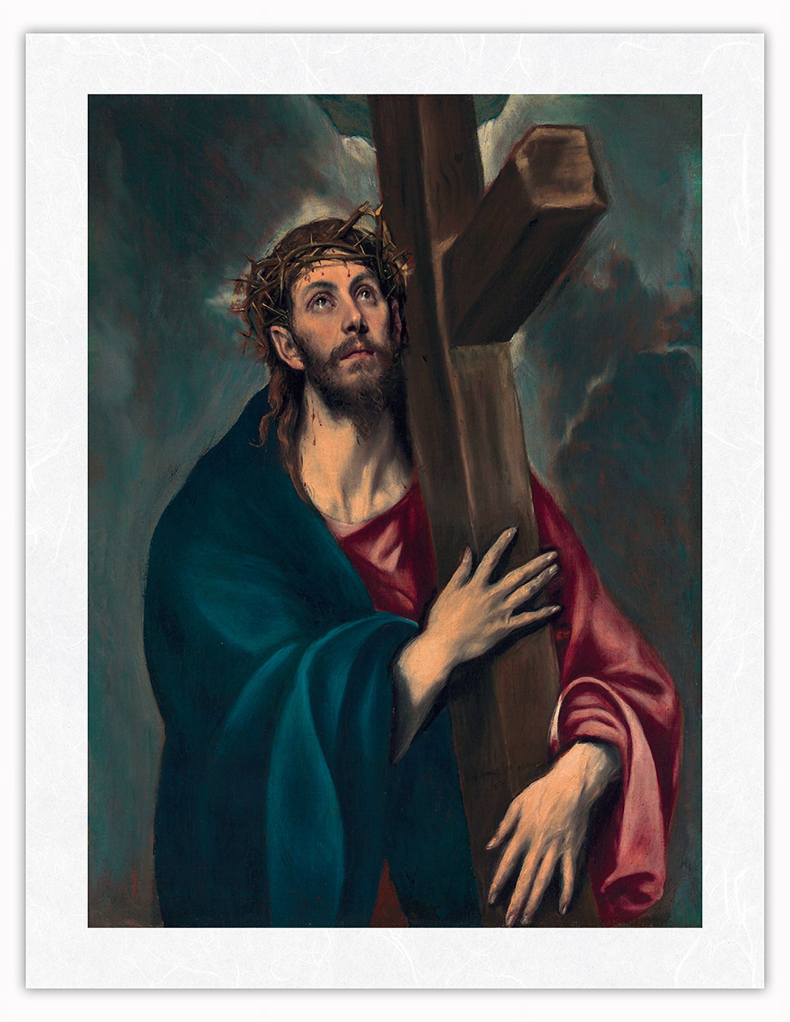 Christ Carrying the Cross - Vintage Religious Art by El Greco c.1577 ...