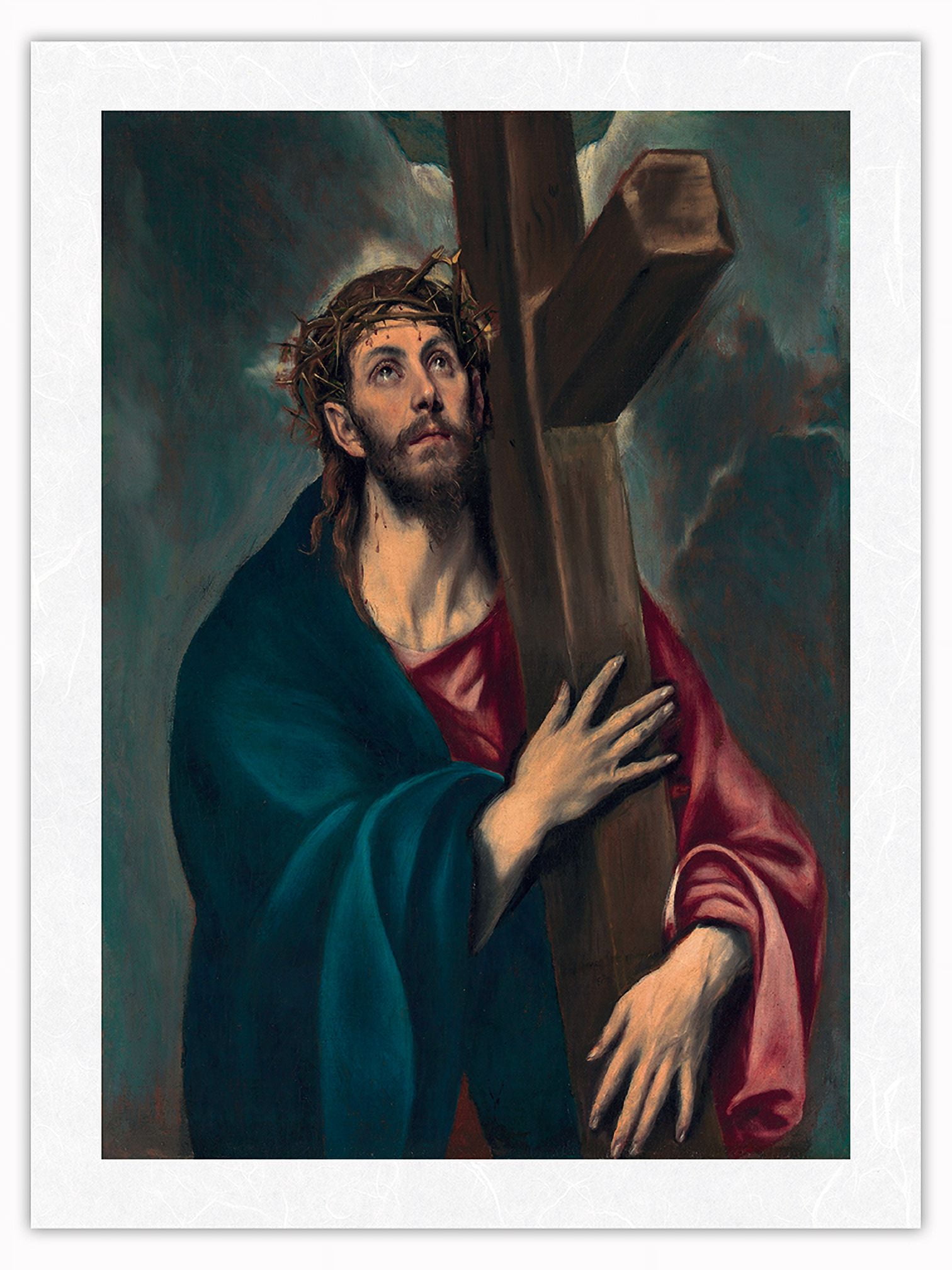 Christ Carrying the Cross - Vintage Religious Art by El Greco c.1577 ...