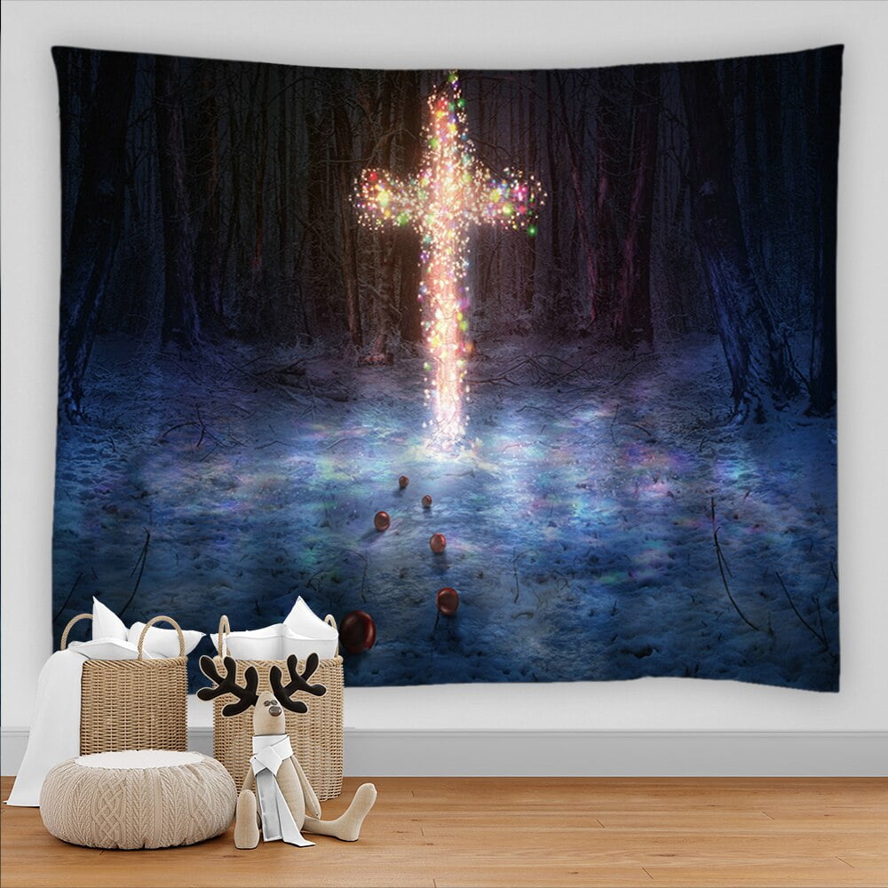 Christ Cross Tapestry Wall Hanging Home Decoration Wall Cloth Bohemian ...