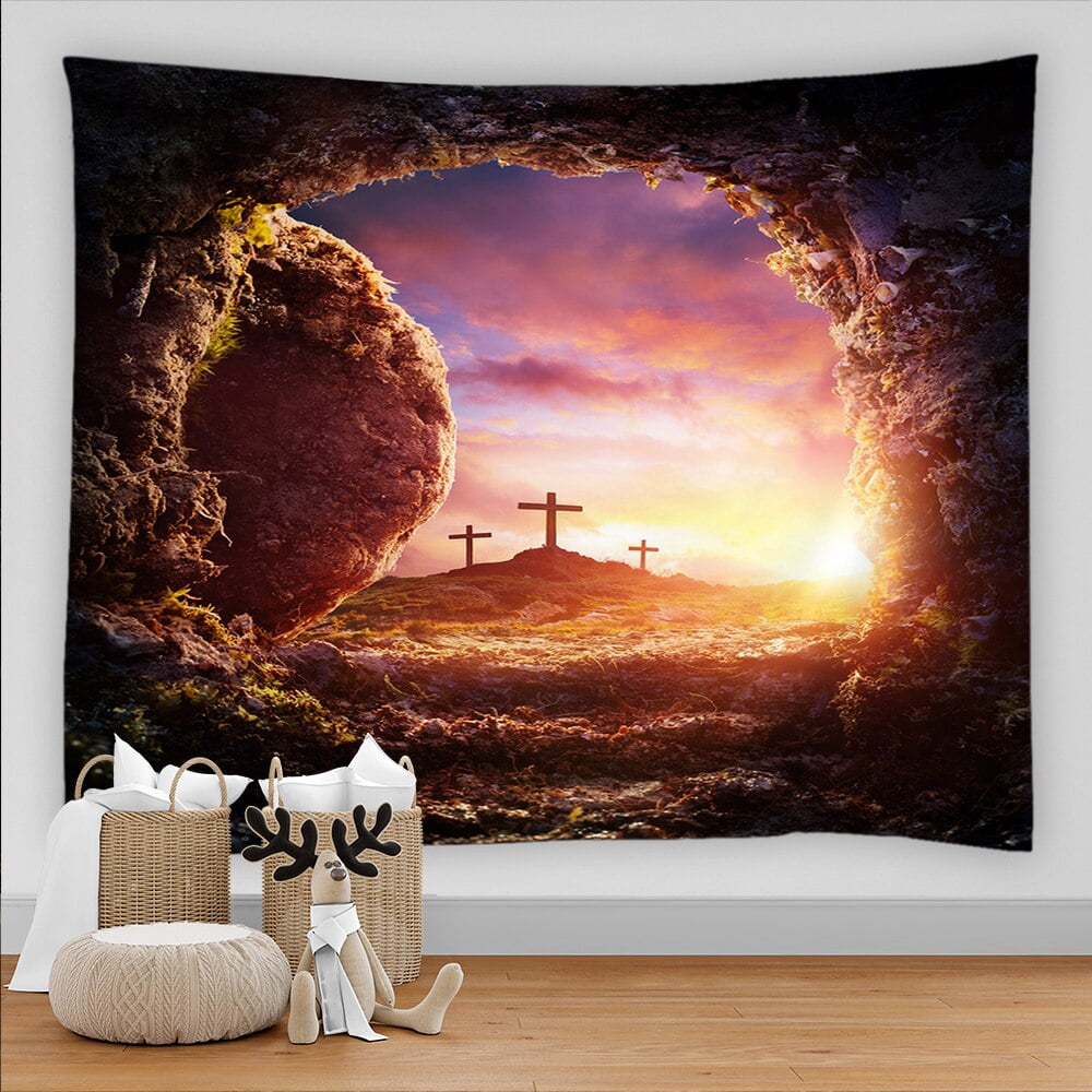 Christ Cross Tapestry Wall Hanging Home Decoration Wall Cloth Bohemian ...
