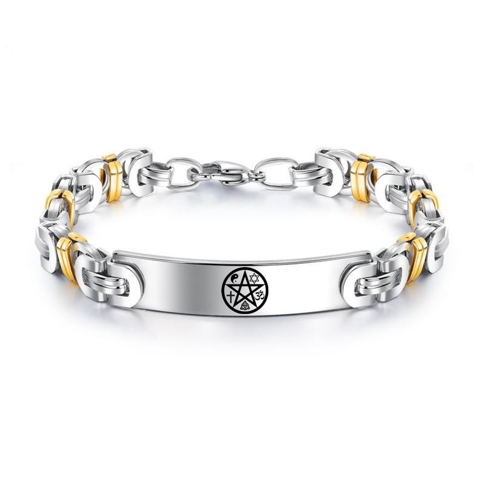 Christ Cross Yin Yang OM Star of David Triquetra Infinity Knot Pentacle ...