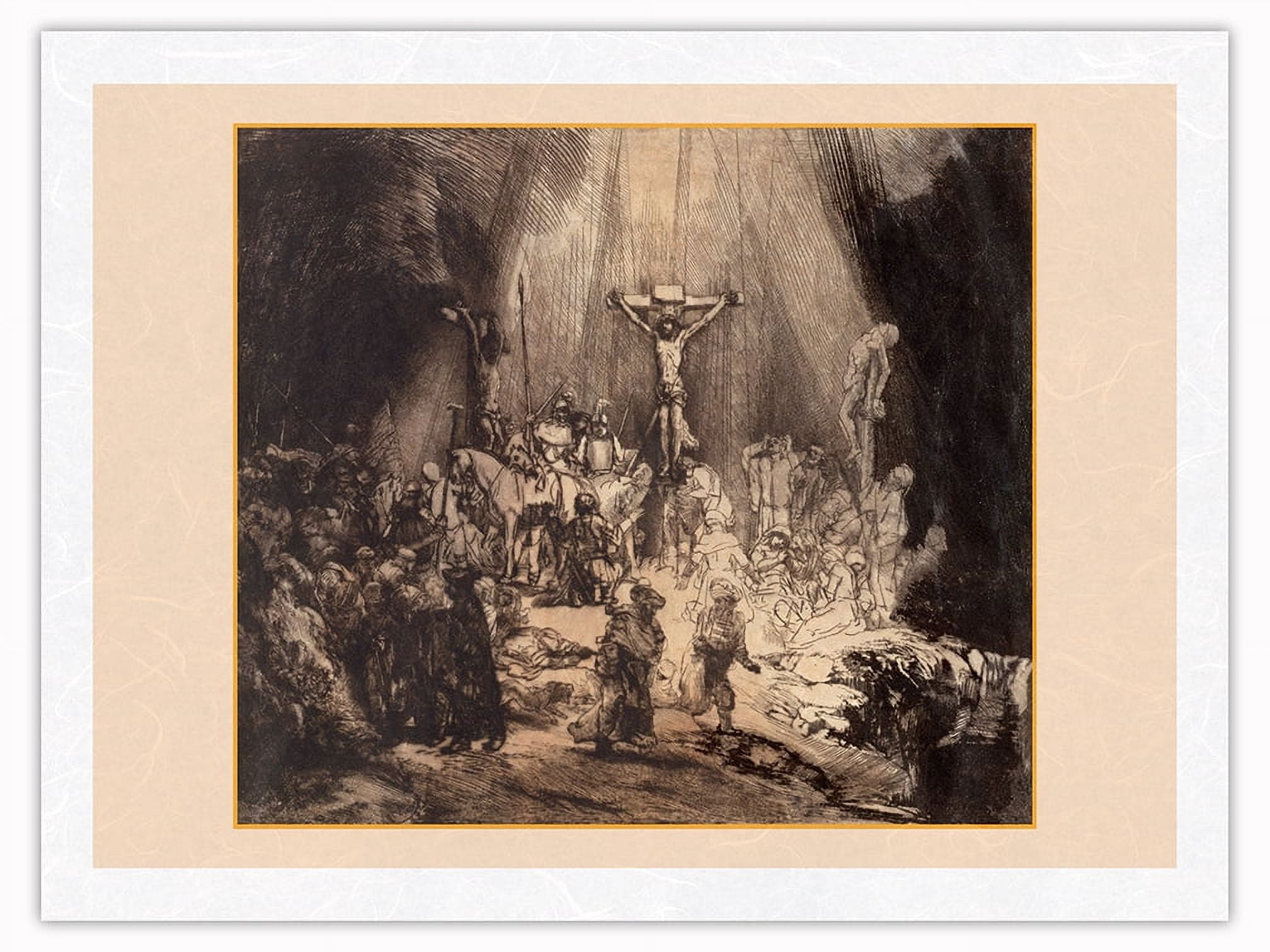 Christ Crucified between the Two Thieves - The Three Crosses - Vintage ...