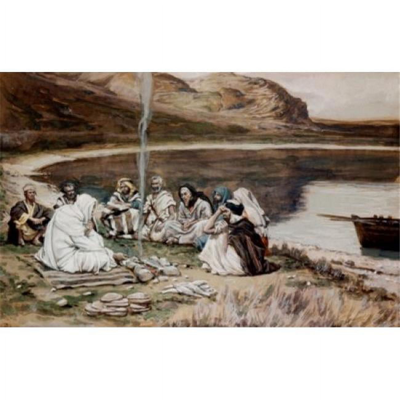 Christ Eating with His Disciples James Tissot 1836-1902 French Poster ...