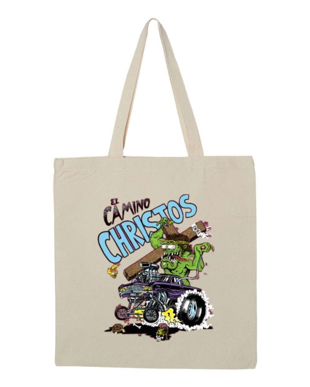 Christ Fink Graphic With A Unique Edgy Retro Christian Look Tote Bag ...