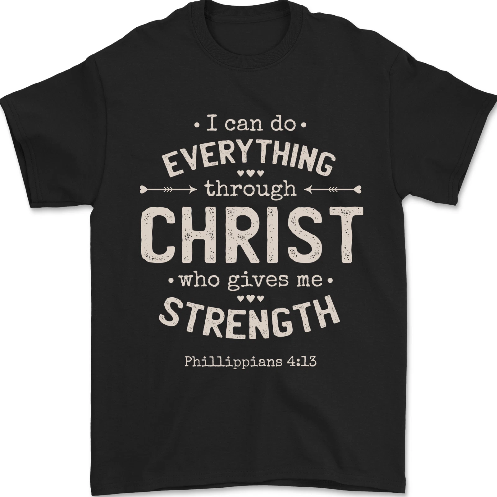 Christ Gives Me Strength Christian Inner Strength God Jesus ...