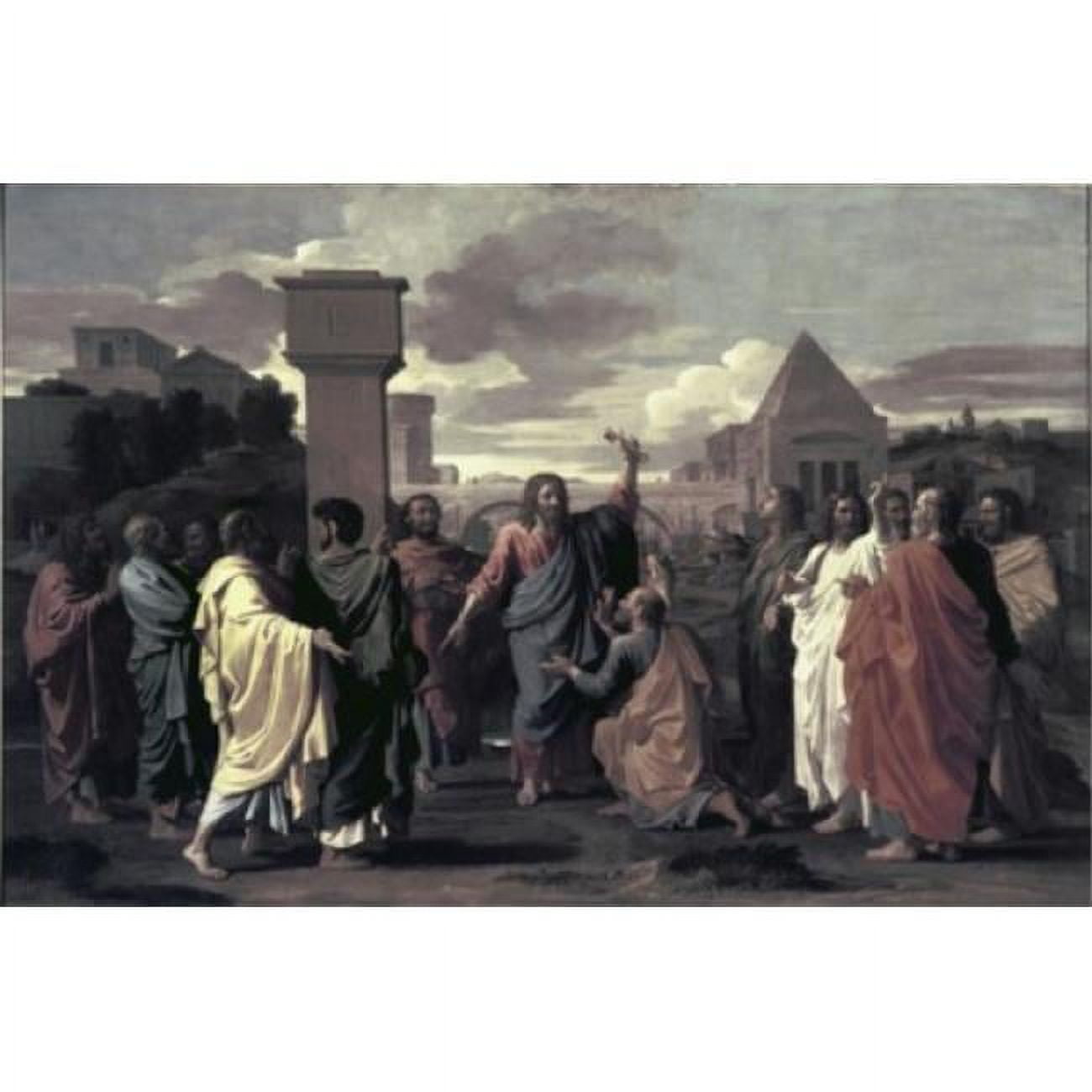 Christ Giving the Keys to St. Peter Nicolas Poussin 1594-1665 French ...