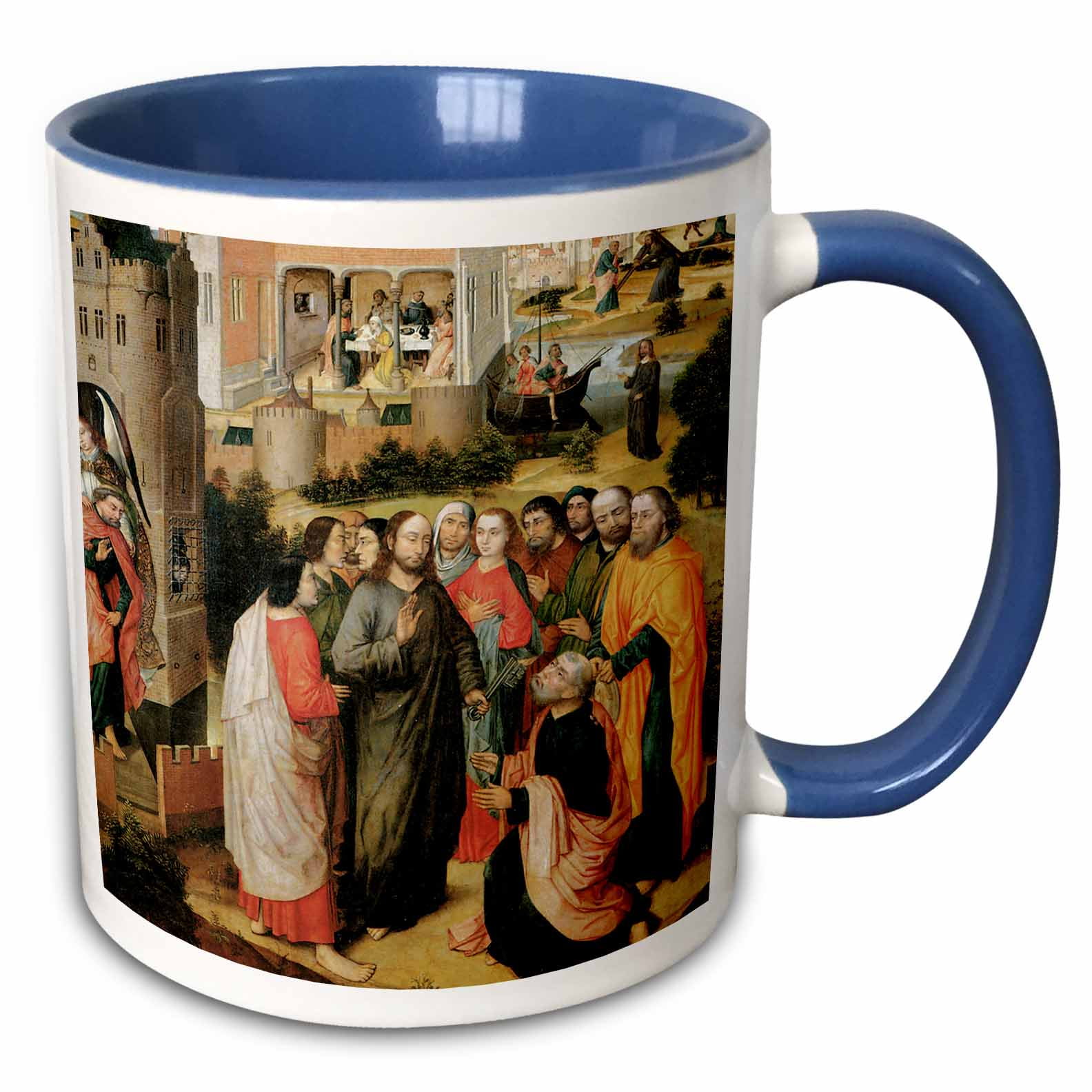 3drose, Christ Handing the Keys to St. Peter by Master of the Legend of ...