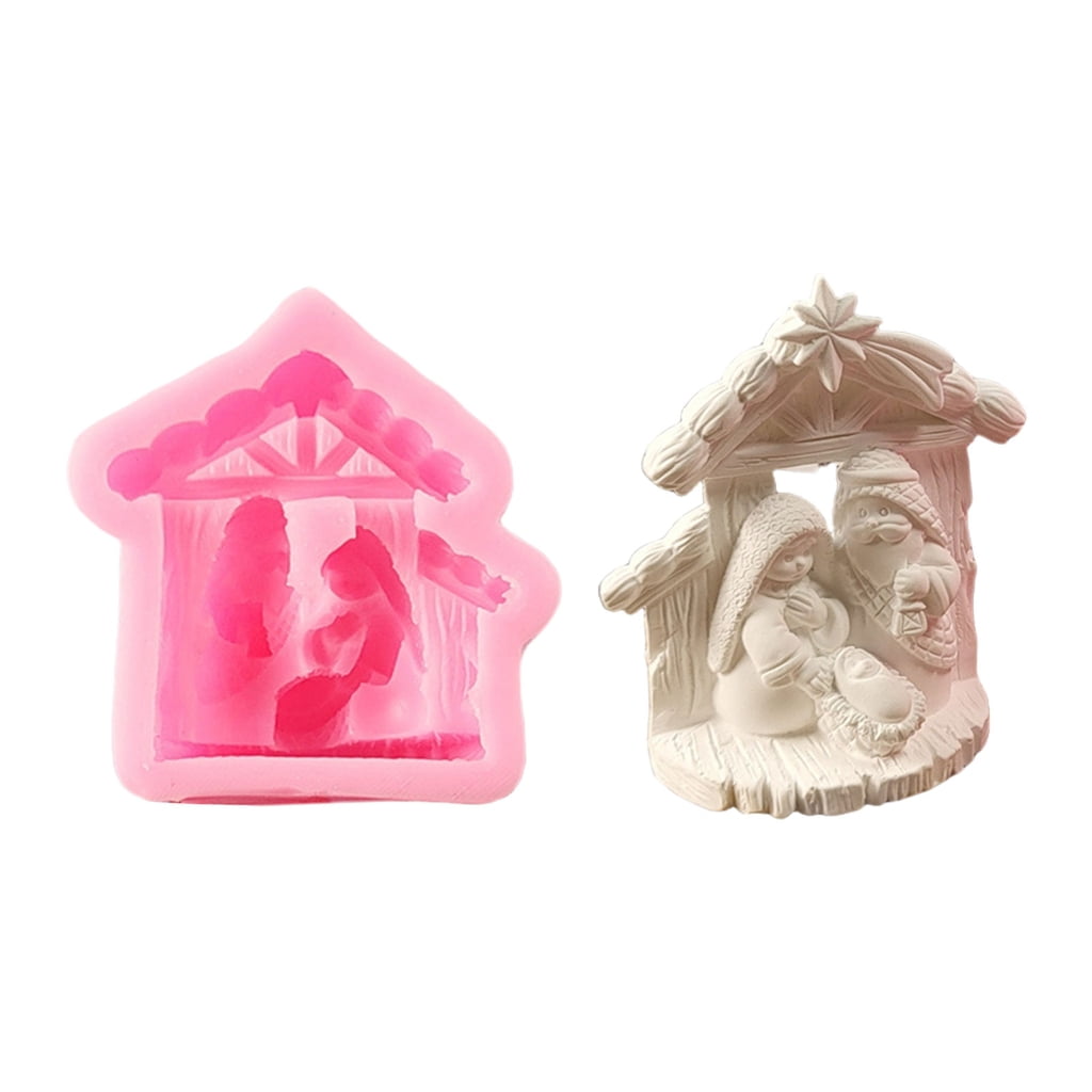 Christ House Plaster Sculpture Mold Accessory for Hobbyists and ...