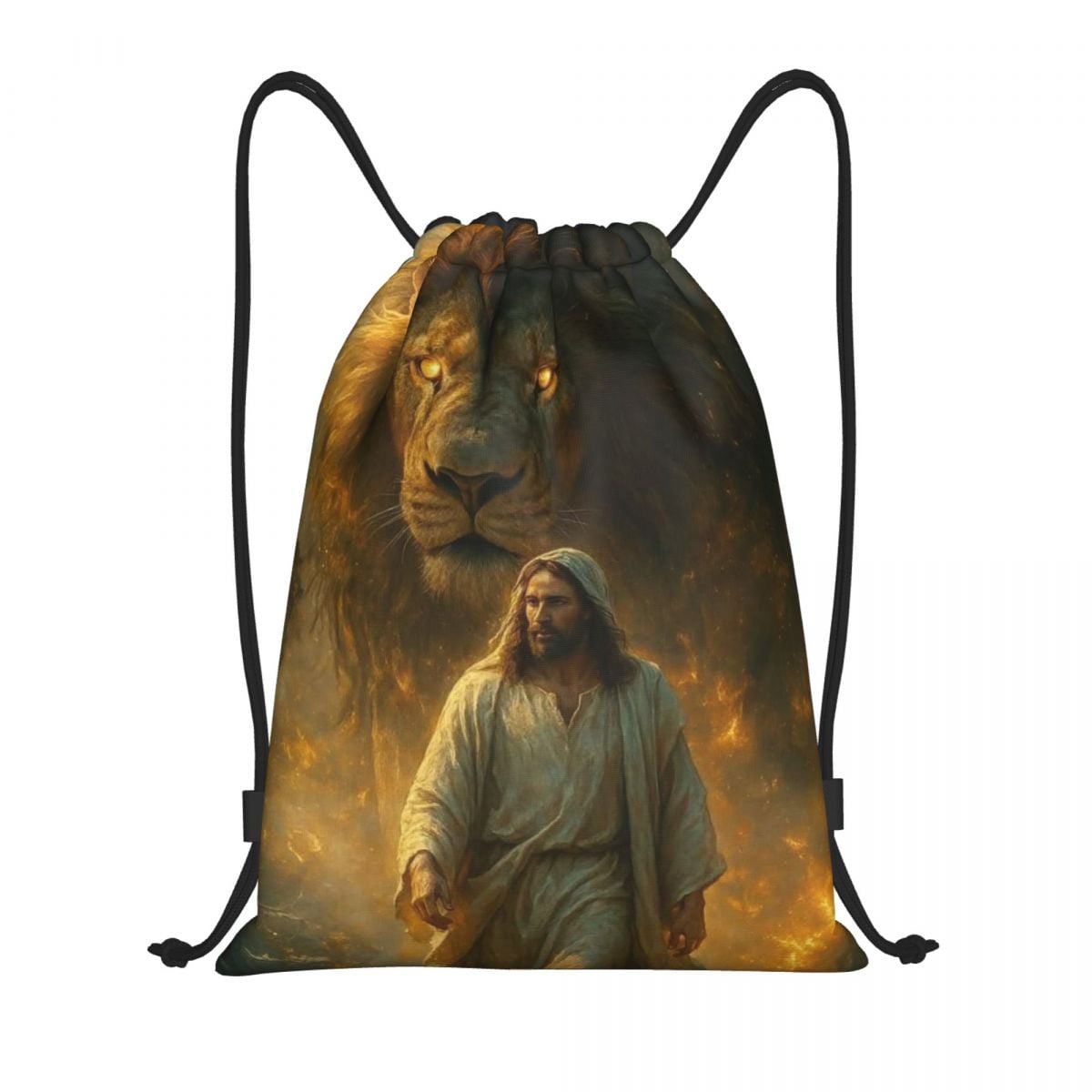 Christ Is King Drawstring Backpack Sports Gym Sackpack With Water ...