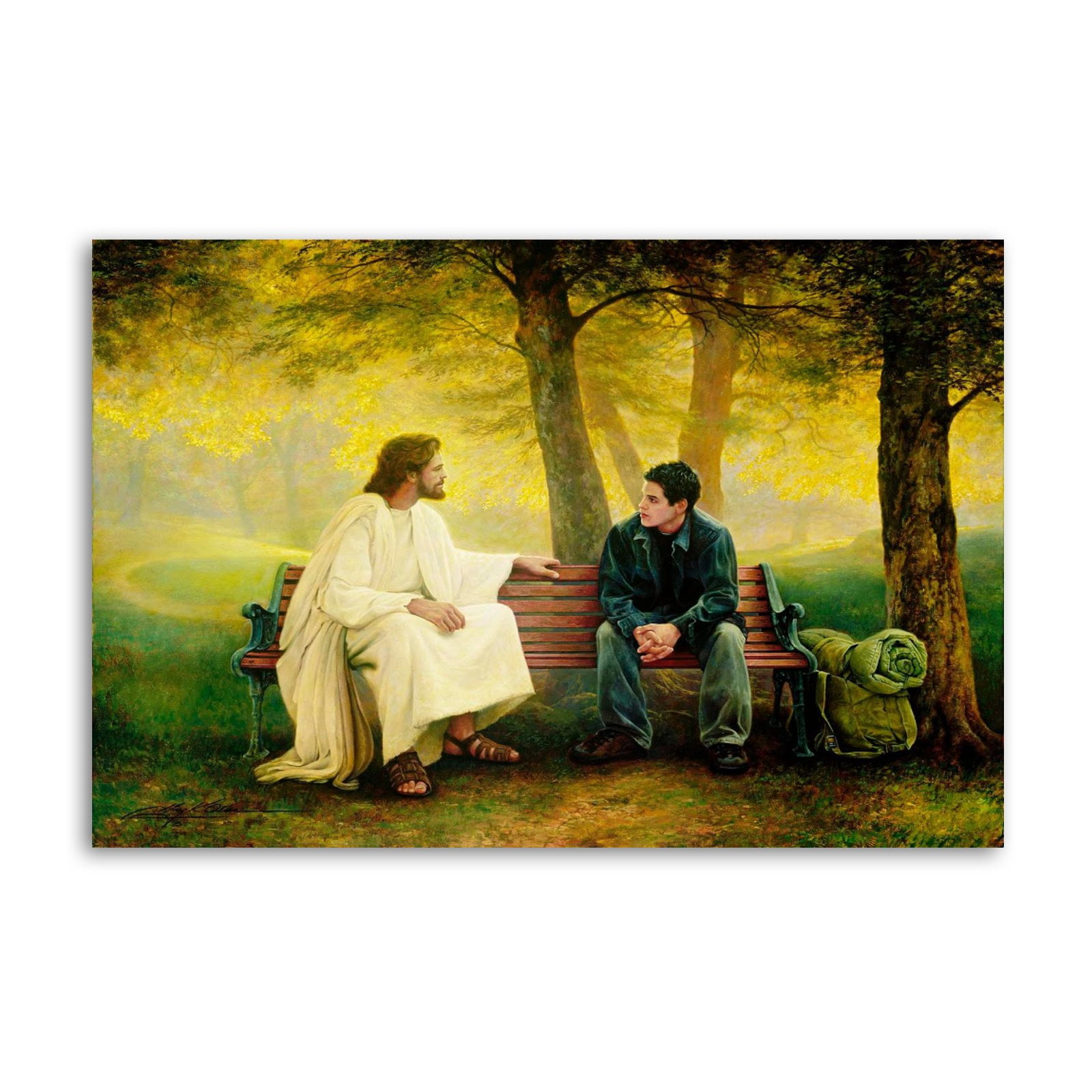 Christ Jesus Lost And Found Art Poster Canvas Painting Decor Wall Print ...