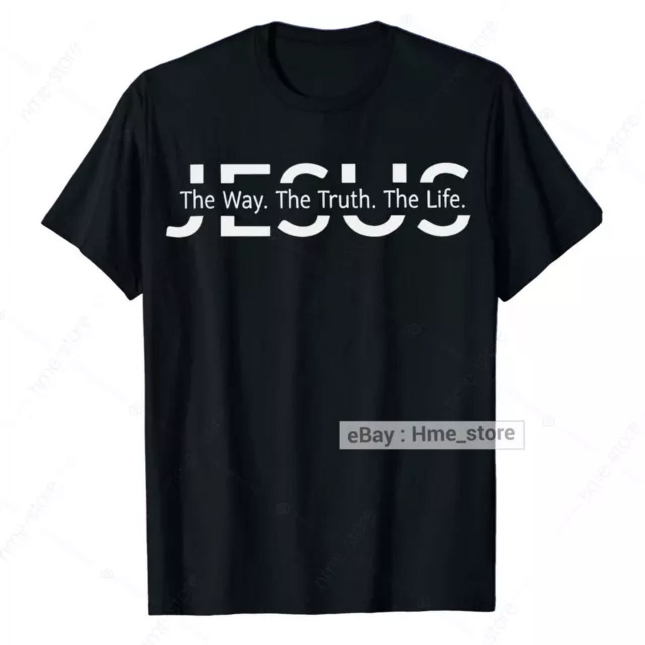 Christ Jesus The Way Truth Life T-Shirt Blessed Christians Bible Faith ...