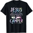 Christ Makes Me A Happy Camper Camping Rv Christian Religious T Shirt ...