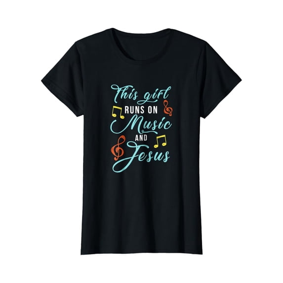 Christ Music Musical Theme Design Lovers Funky Frases T-shirt - Walmart.com