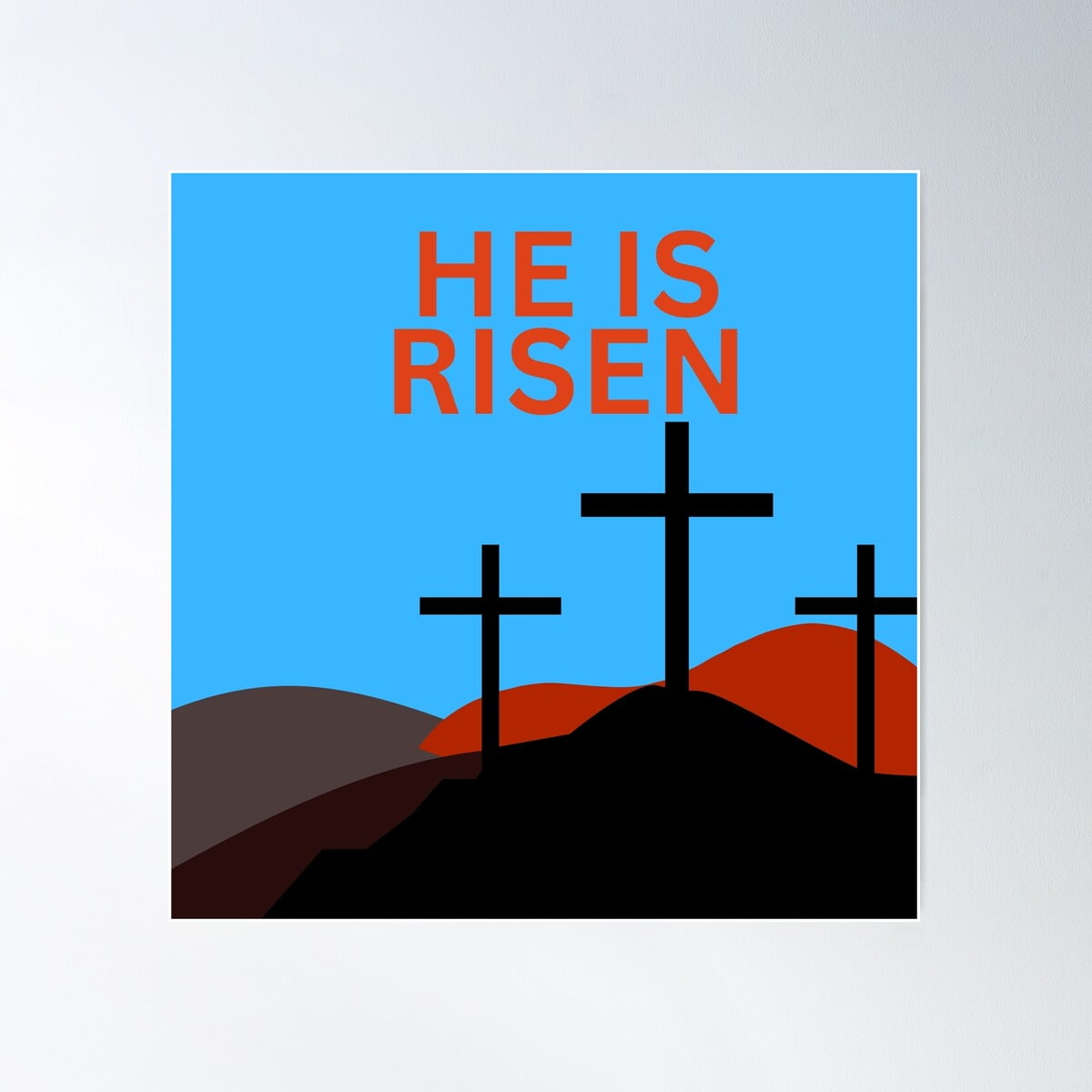 Christ Resurrection Poster Wall Art, Modern Wall Decor For Living Room ...