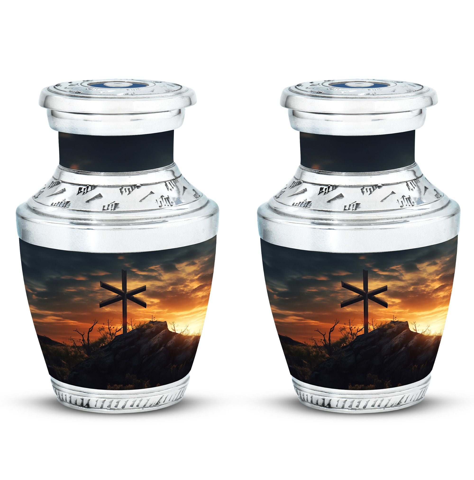 Christ Sunset Urn for Human Ashes, Mini Keepsake Urns for Ashes Adult ...