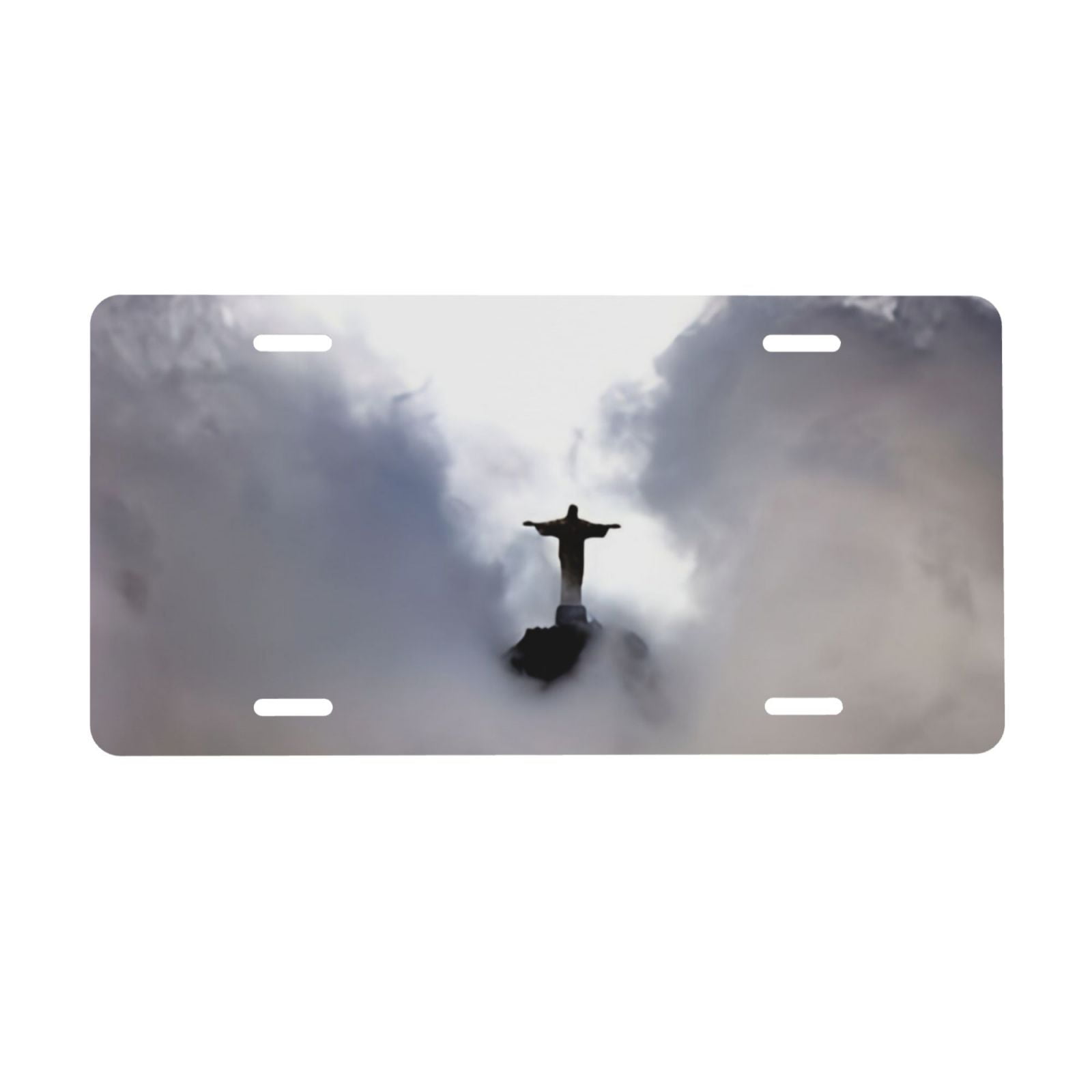 Christ The Redeemer License Plate, Car Front License Plates With 4 ...