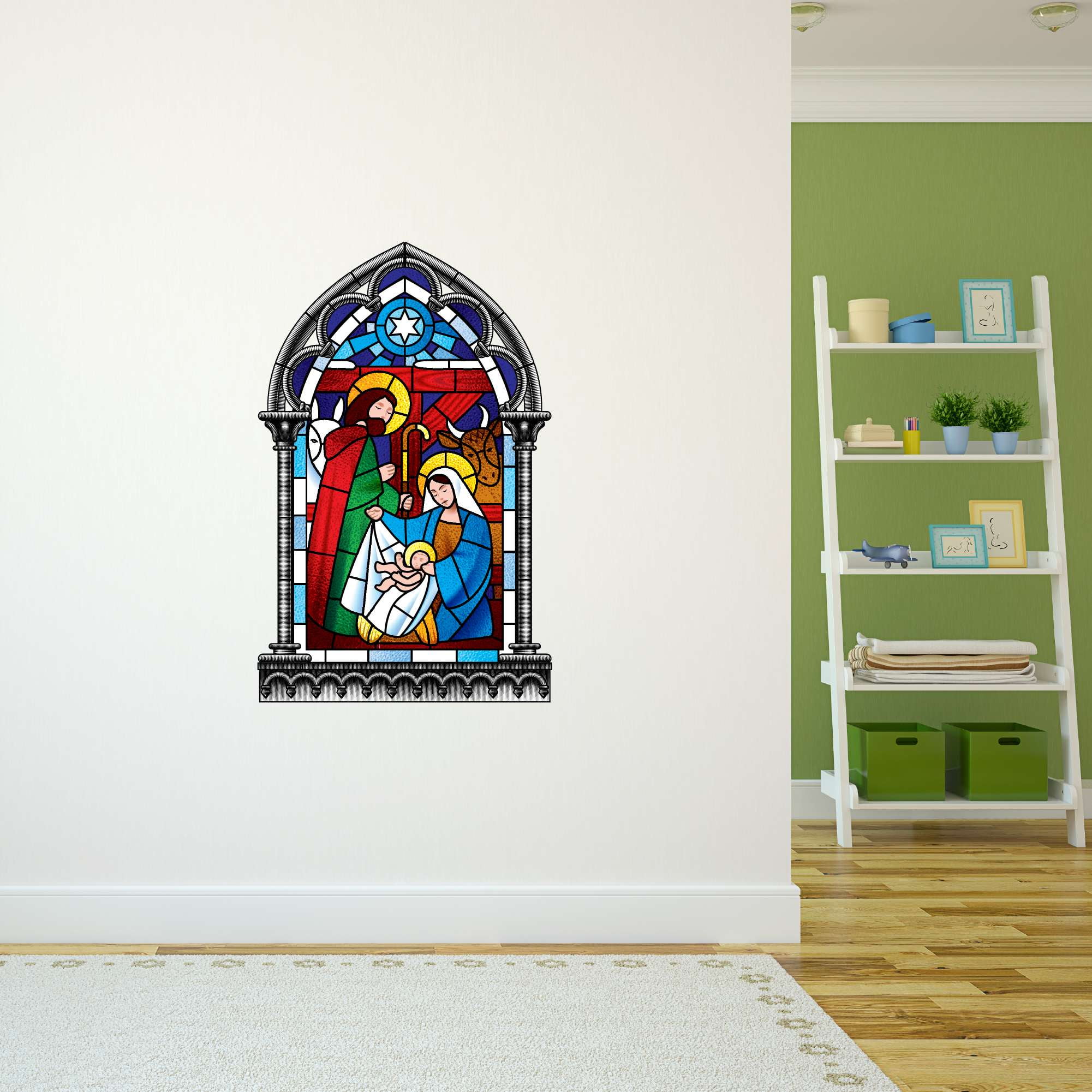 Christ Wall Decal Religious Christian Home Décor Vinyl Art Spiritual ...