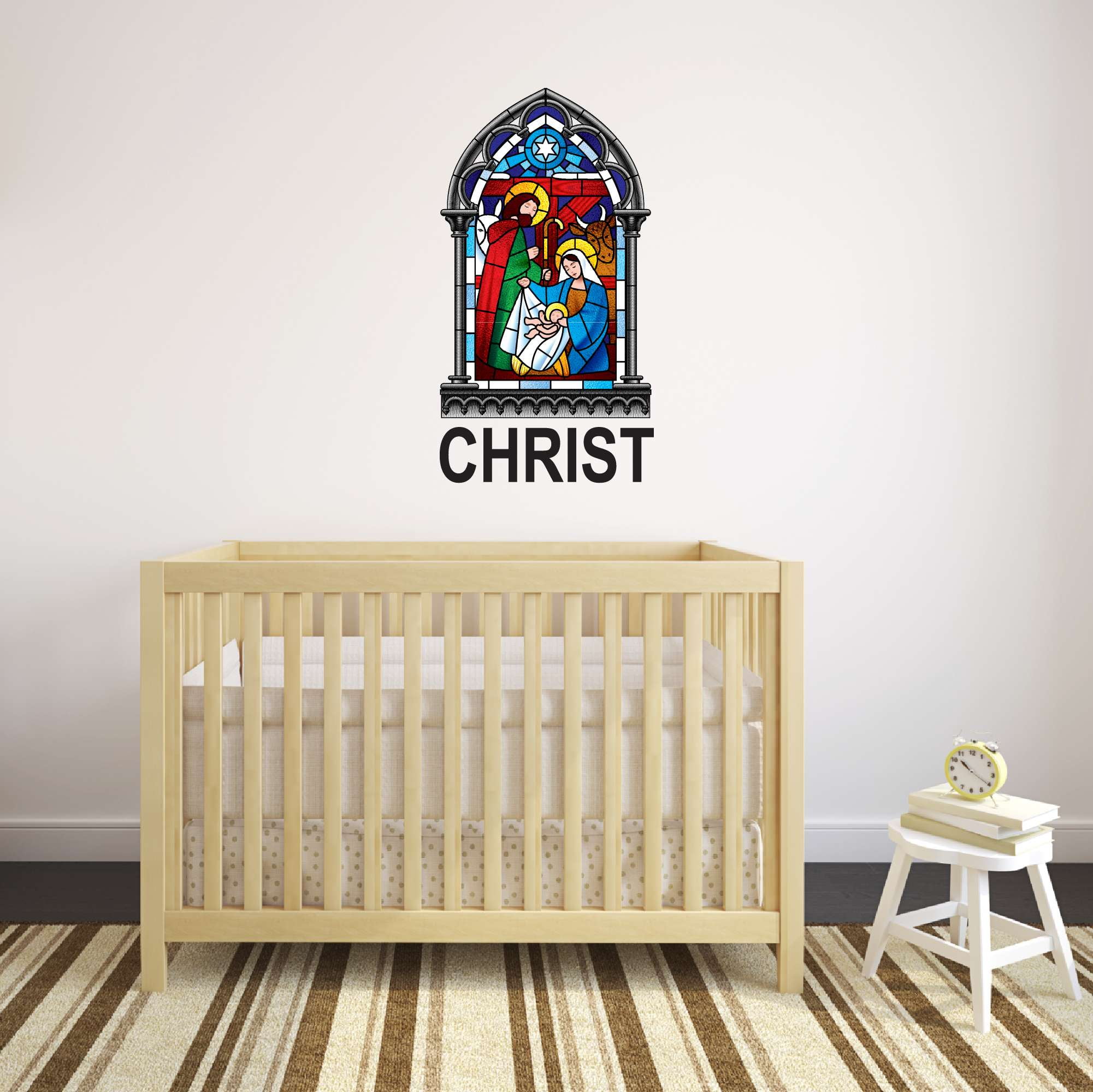 Christ Wall Decal Religious Jesus Christ Wall Decal Vinyl Art Quote ...