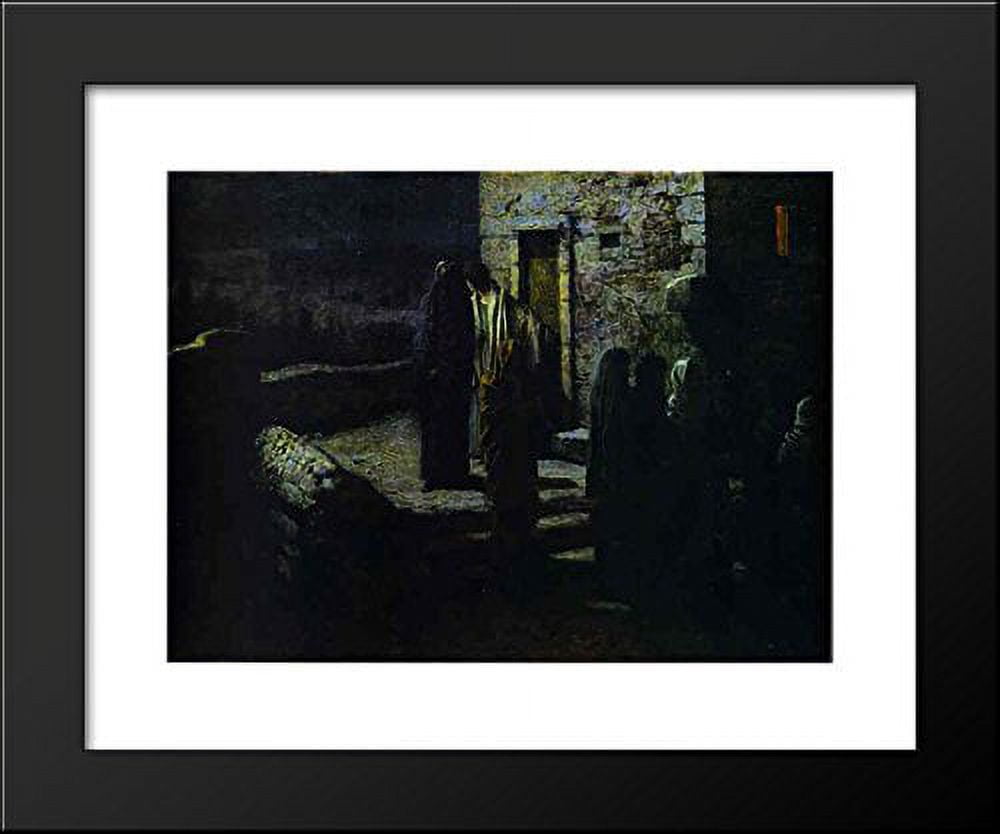 Christ and the Disciples Going out into the Garden of Gethsemane after ...