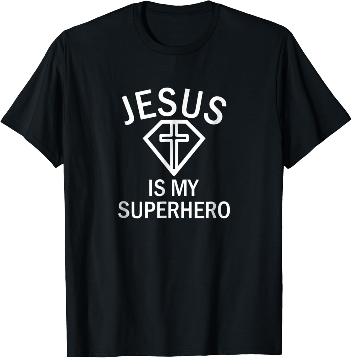 Christ is my Superhero Religious Fun Christian Sunday T-Shirt - Walmart.com