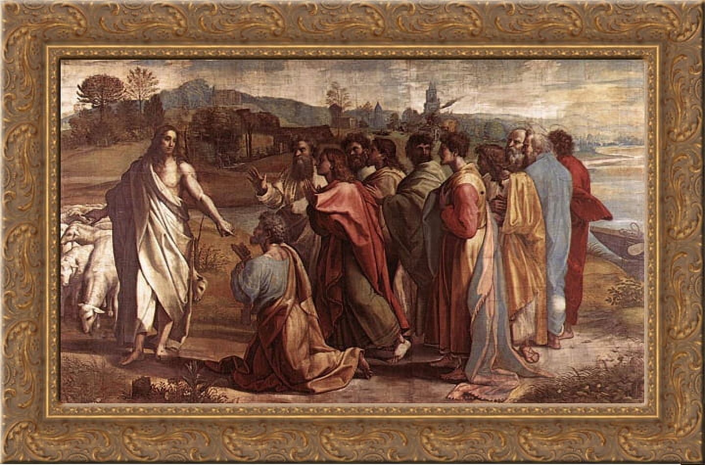 Christ's Charge to St. Peter (cartoon for the Sistine Chapel) 24x18 ...