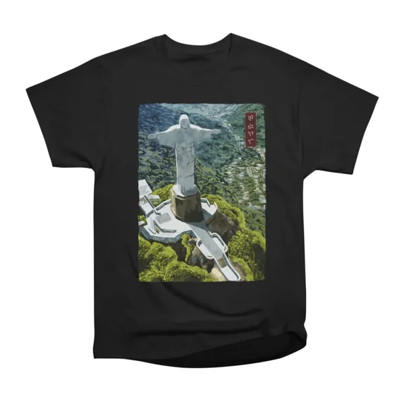 Christ the Redeemer Black T-Shirt Tee Gift For Him Merch For Her ...