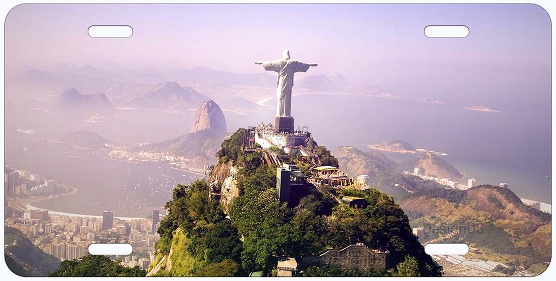 Christ the Redeemer Wonders of the World Novelty Car License Plate ...