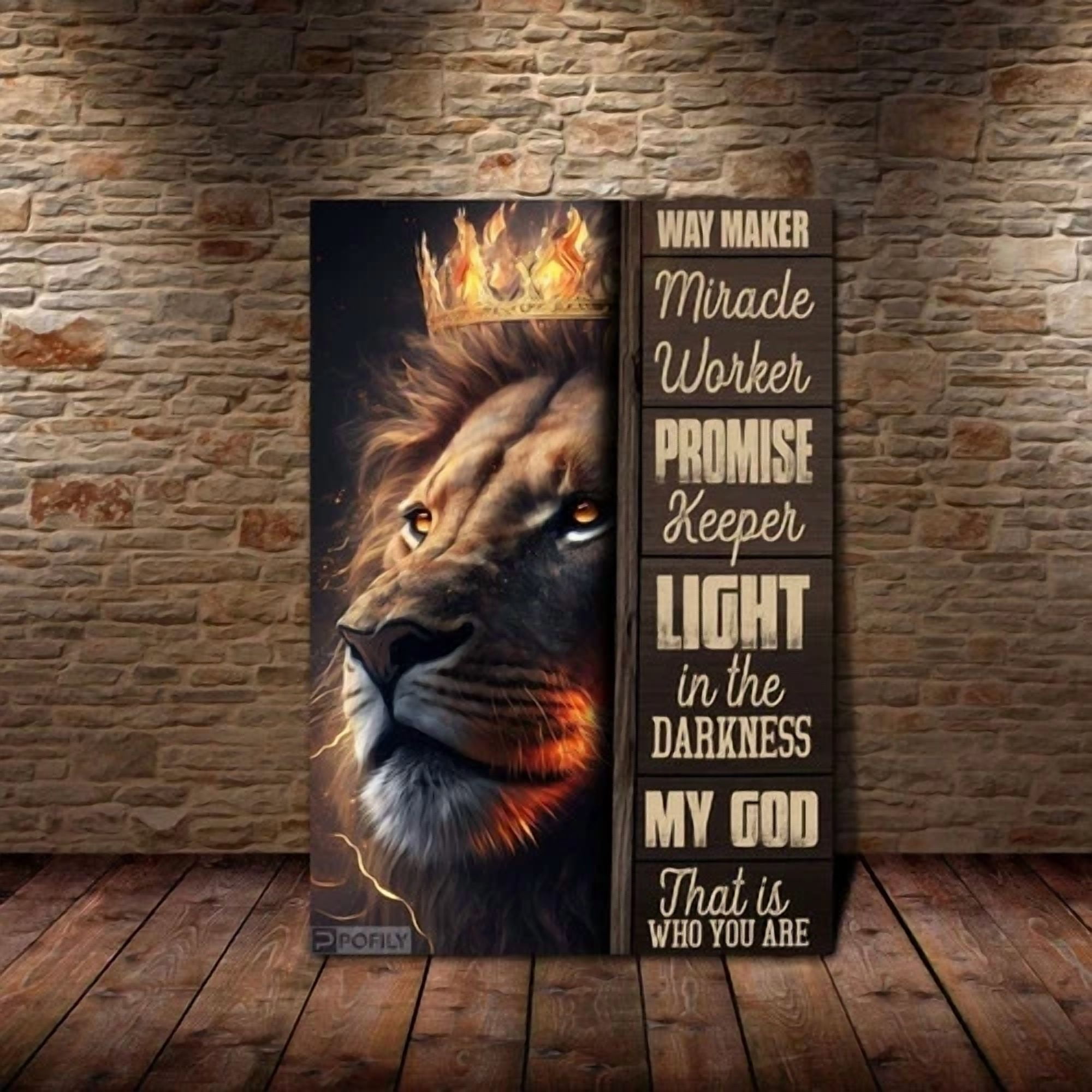 Christain Jesus Just Pray Vertical Poster Wall Art Christ Jesus God ...
