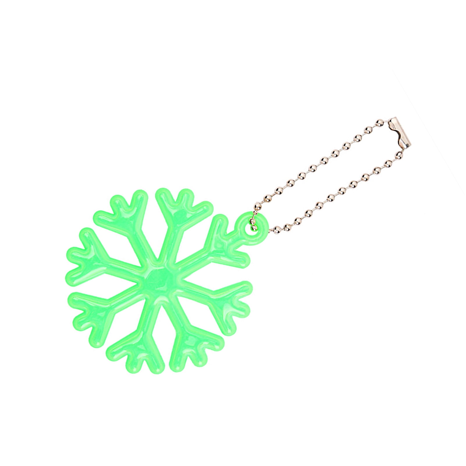 Christams Party Reflective Keychain Snowflake Reflective Warning ...