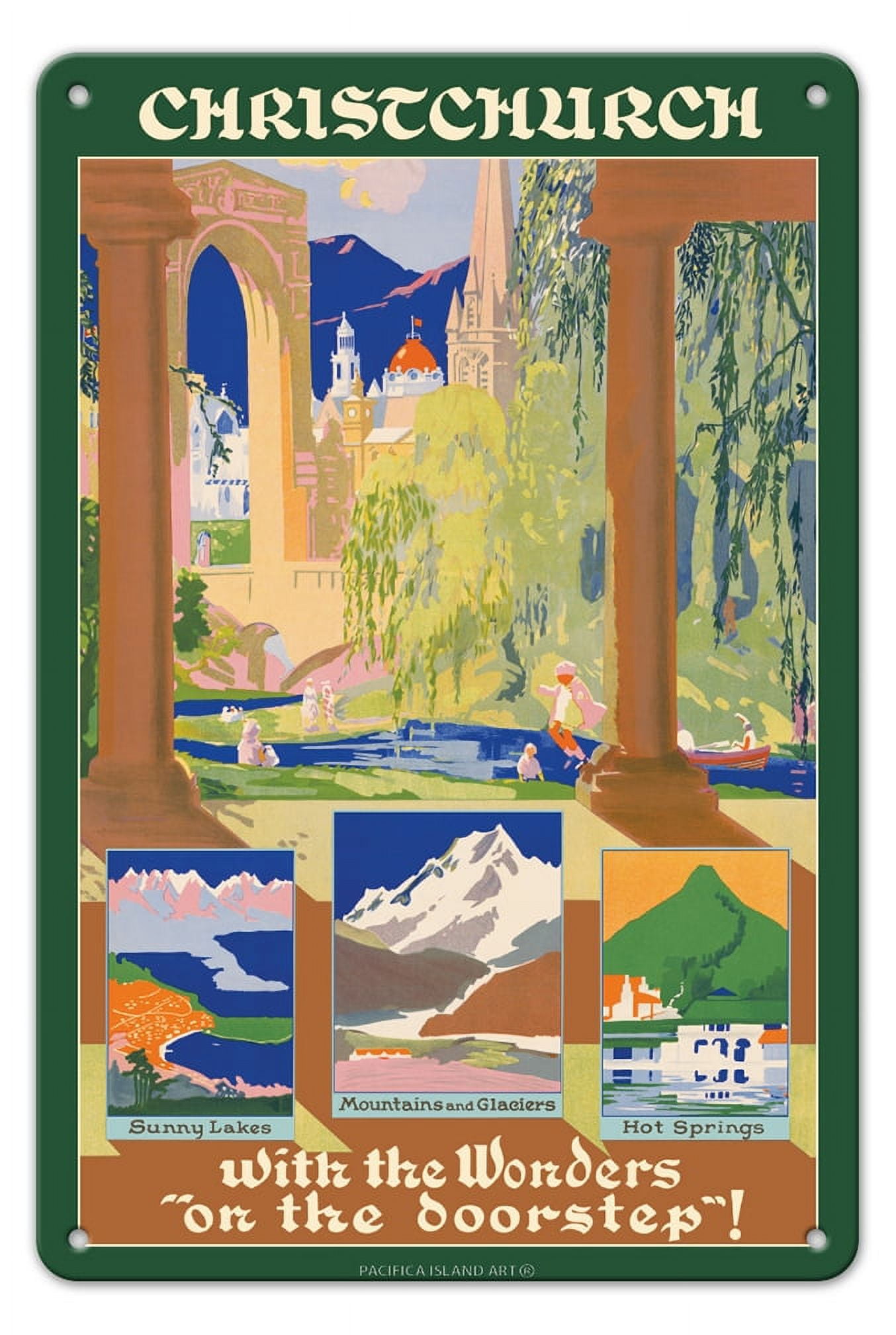 Christchurch New Zealand - Cathedral Hanmer Springs and Bridge of ...