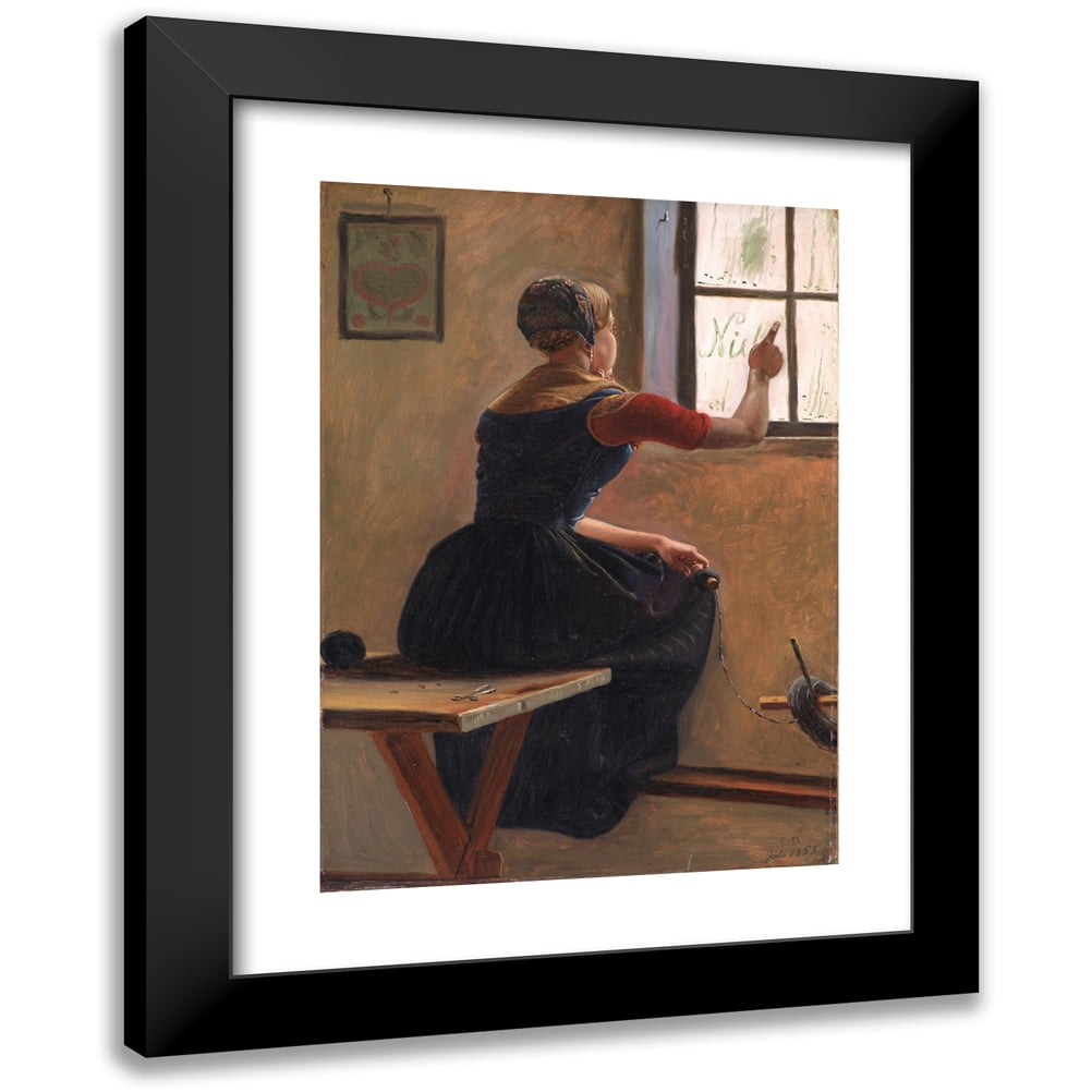 Christen Dalsgaard 14x18 Black Modern Framed Museum Art Print Titled ...