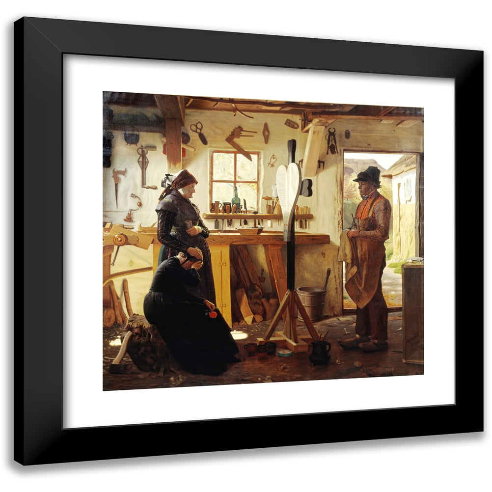 Christen Dalsgaard 21x20 Black Modern Framed Museum Art Print Titled ...