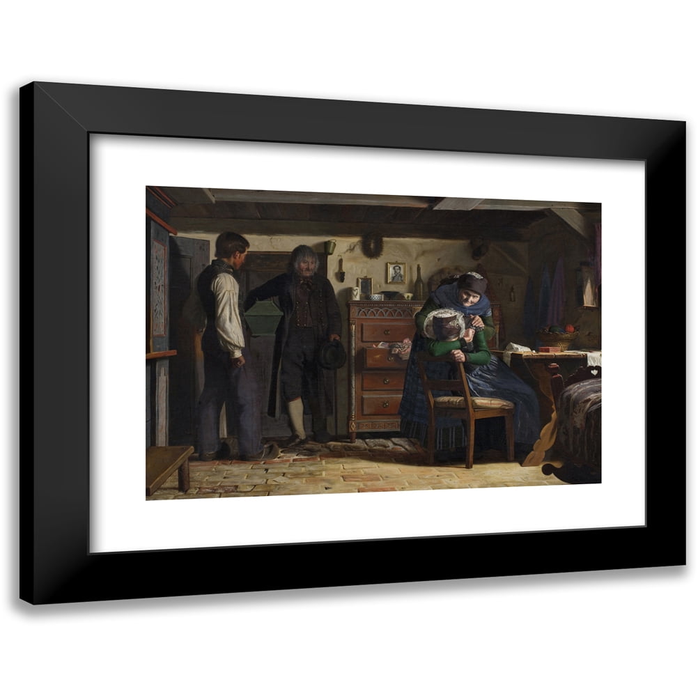 Christen Dalsgaard 24x18 Black Modern Framed Museum Art Print Titled ...