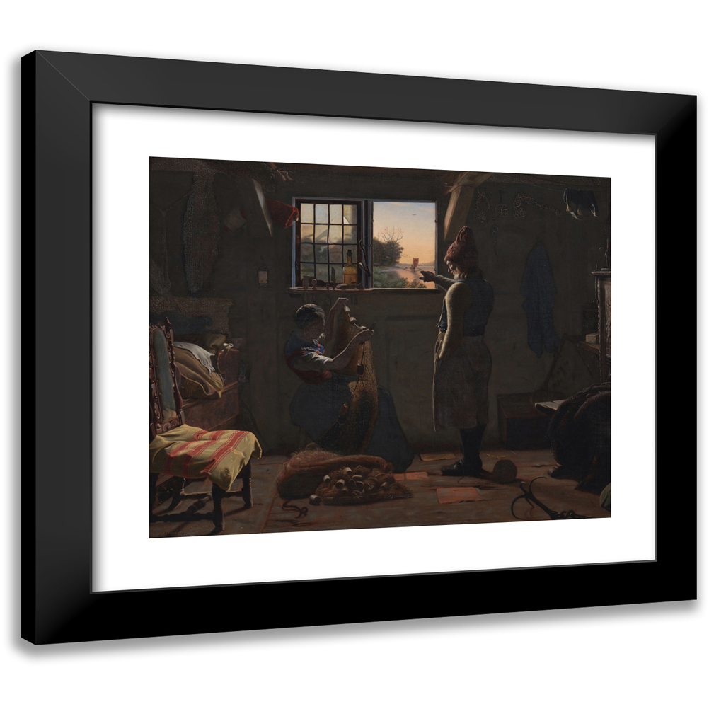 Christen Dalsgaard 24x20 Black Modern Framed Museum Art Print Titled ...