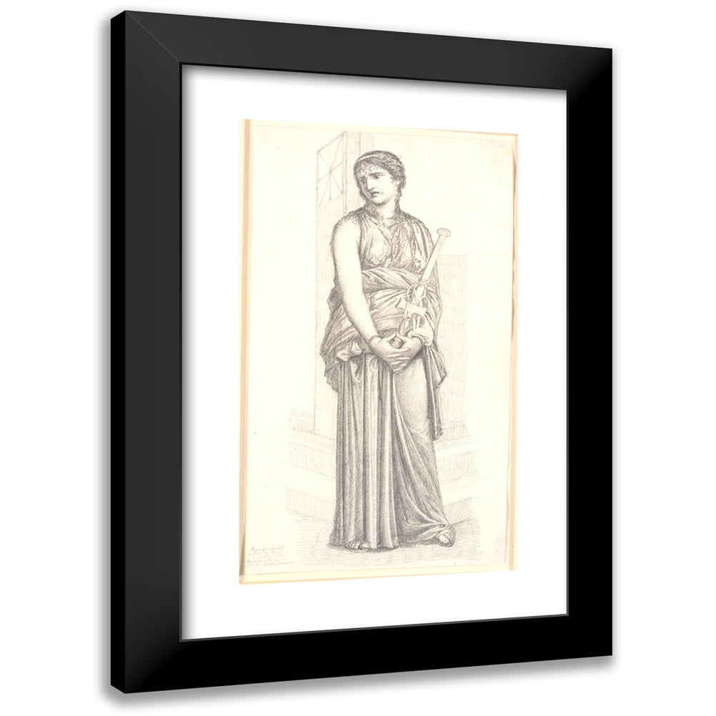 Christen Købke 10x14 Black Modern Framed Museum Art Print Titled ...