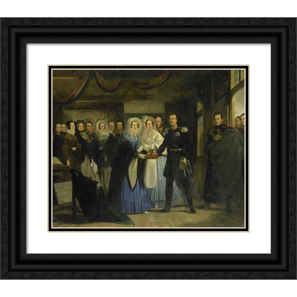 Christiaan Julius Lodewijk Portman 24x20 Black Ornate Framed Double ...