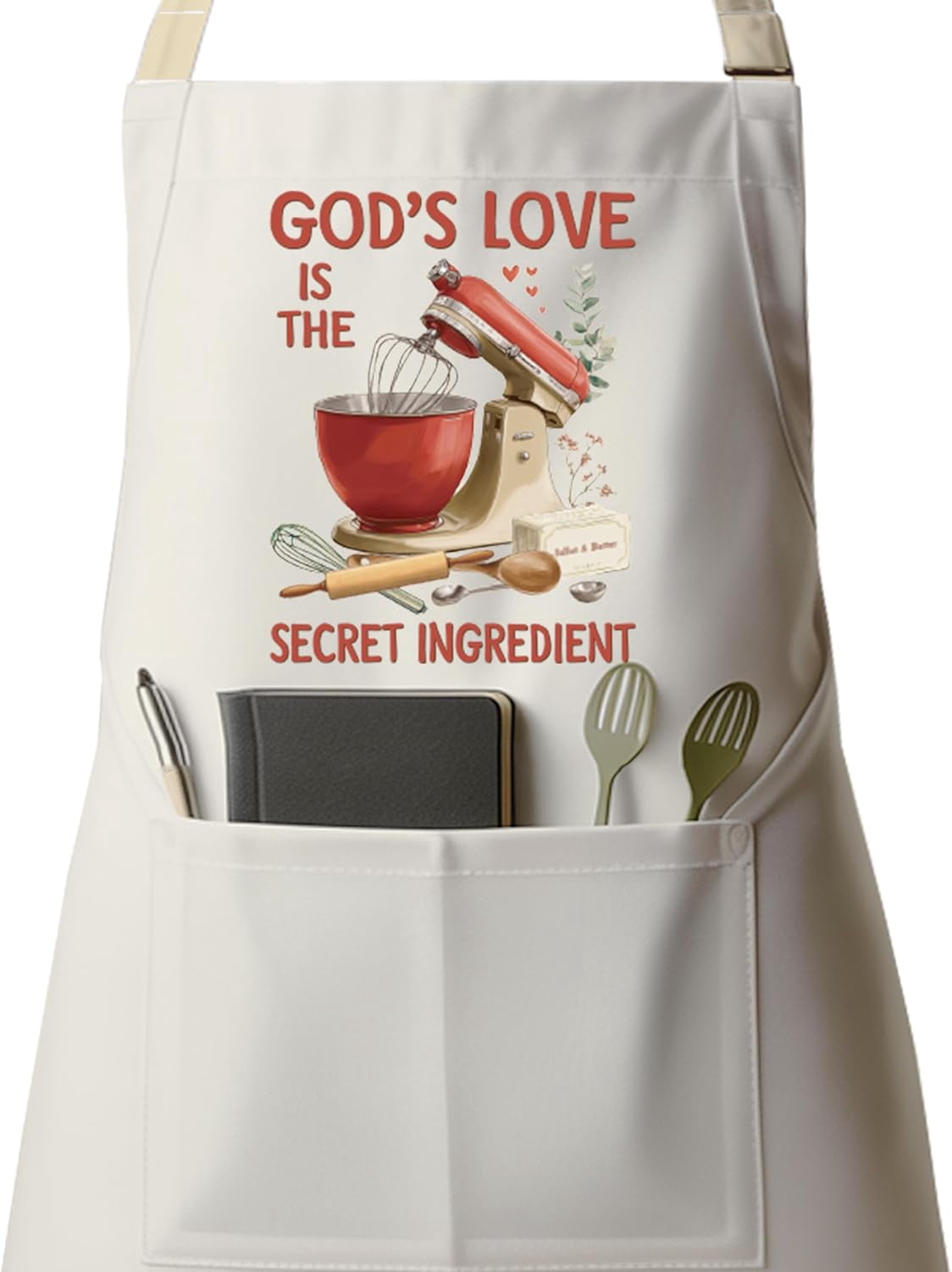 Christian Apron for Women Men, Cooking Kitchen BBQ Chef Bible Aprons ...