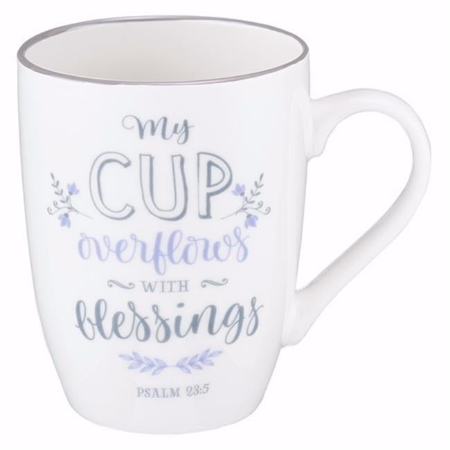 Christian Art Gifts 134935 My Cup Overflows Mug with Gift Box - Walmart.com