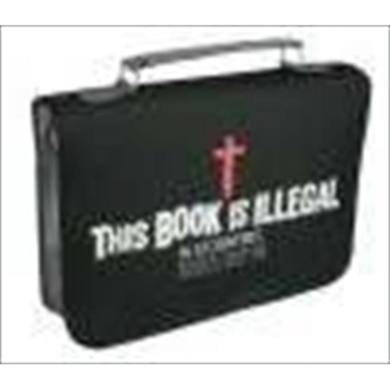 Christian Art Gifts 367063 Bible Cover Witness Gear Book Is Illegal ...