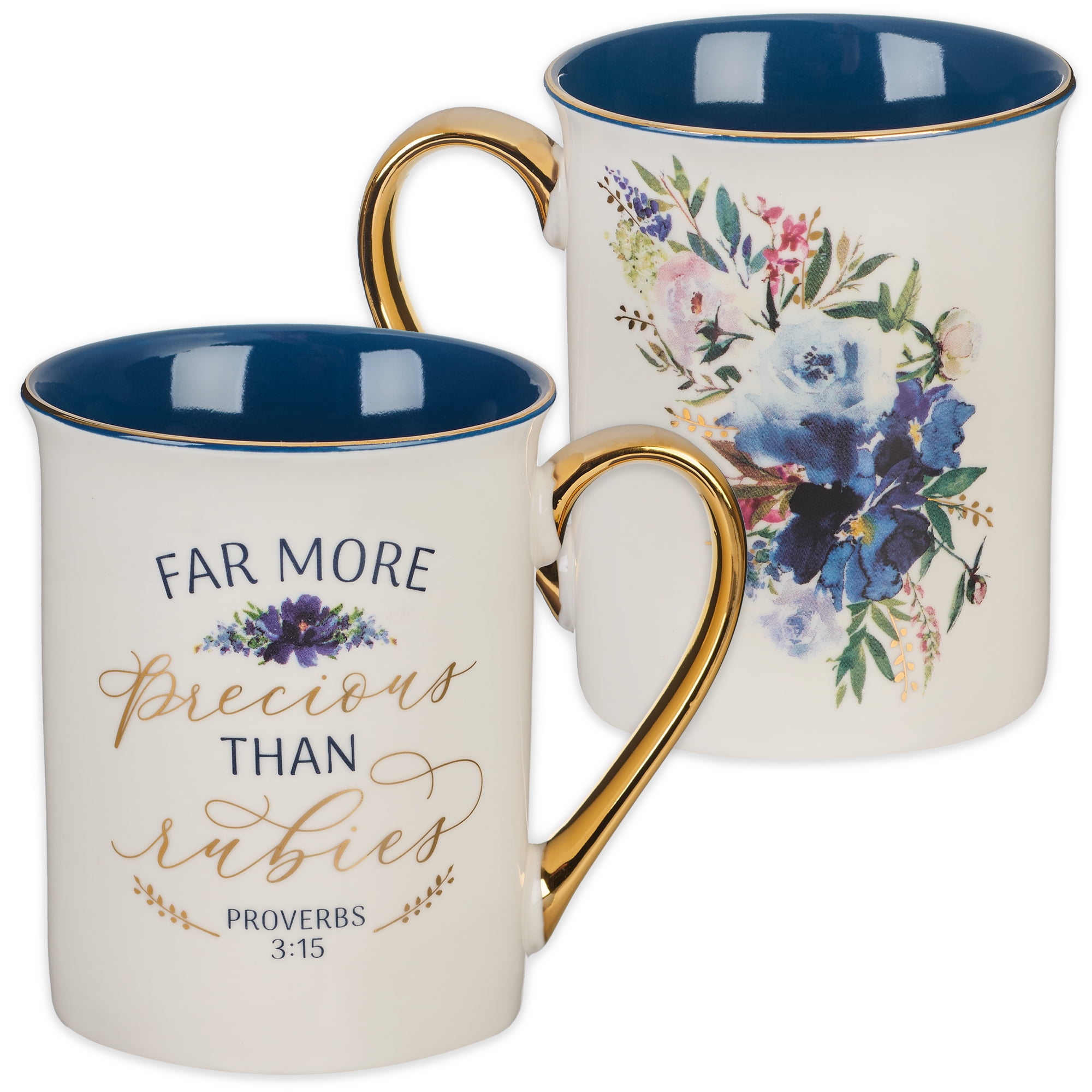 Christian Art Gifts Ceramic Coffee & Tea Mug for Women: More Precious ...