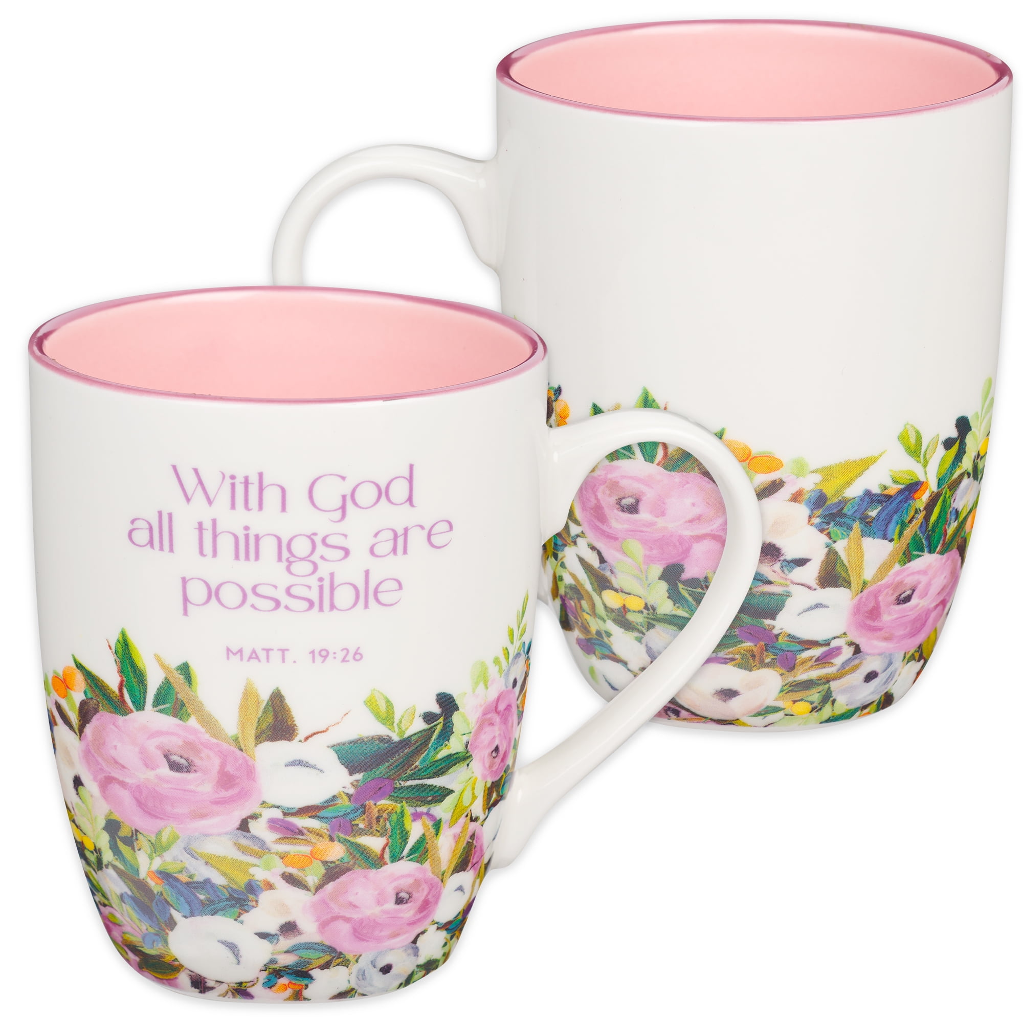 Christian Art Gifts Inspirational Ceramic Coffee & Tea Scripture Mug ...